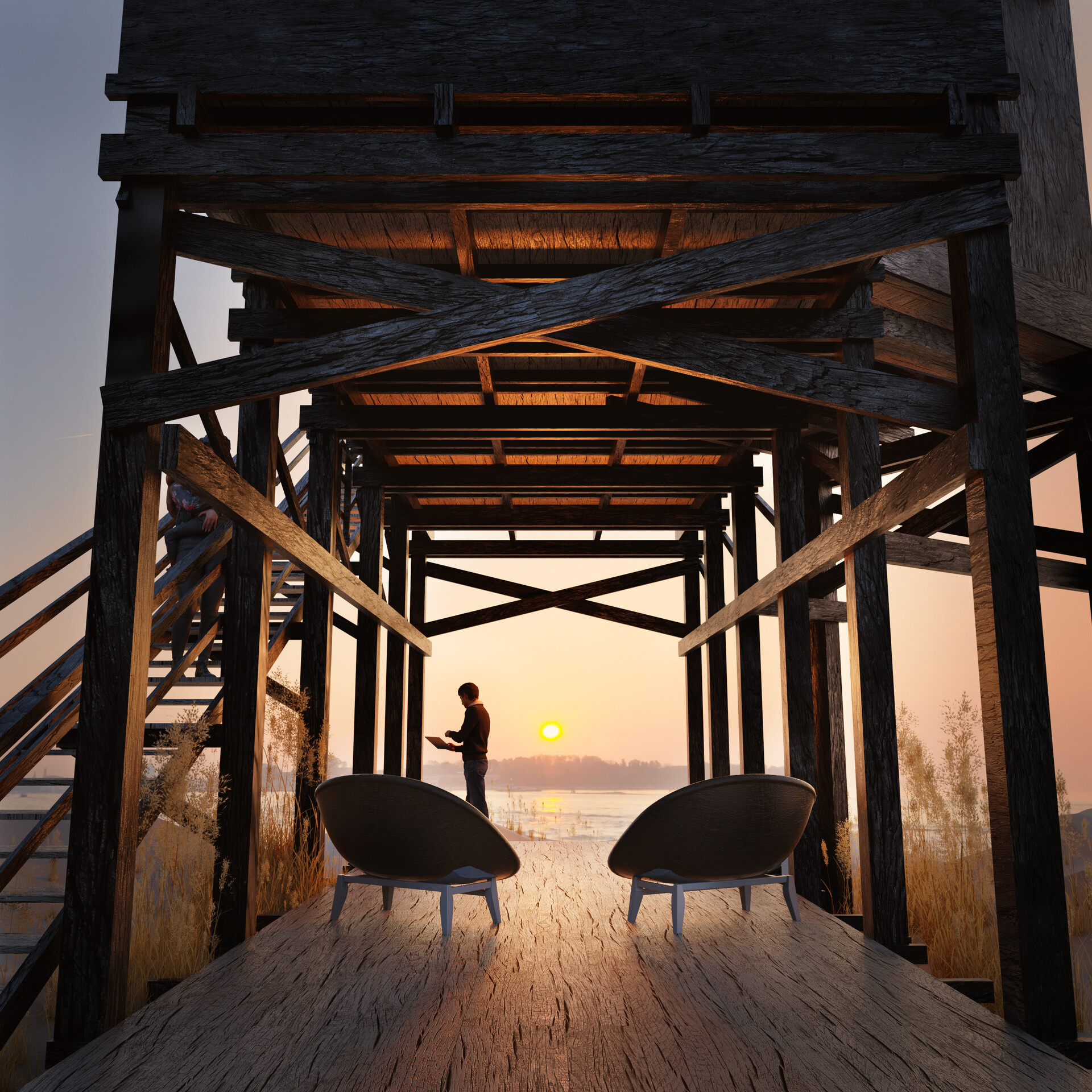 ArtStation - Walberswick Cabin