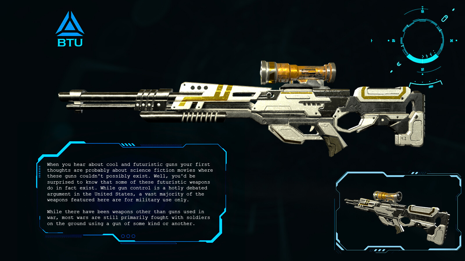 ArtStation - Futuristic Sniper Rifle