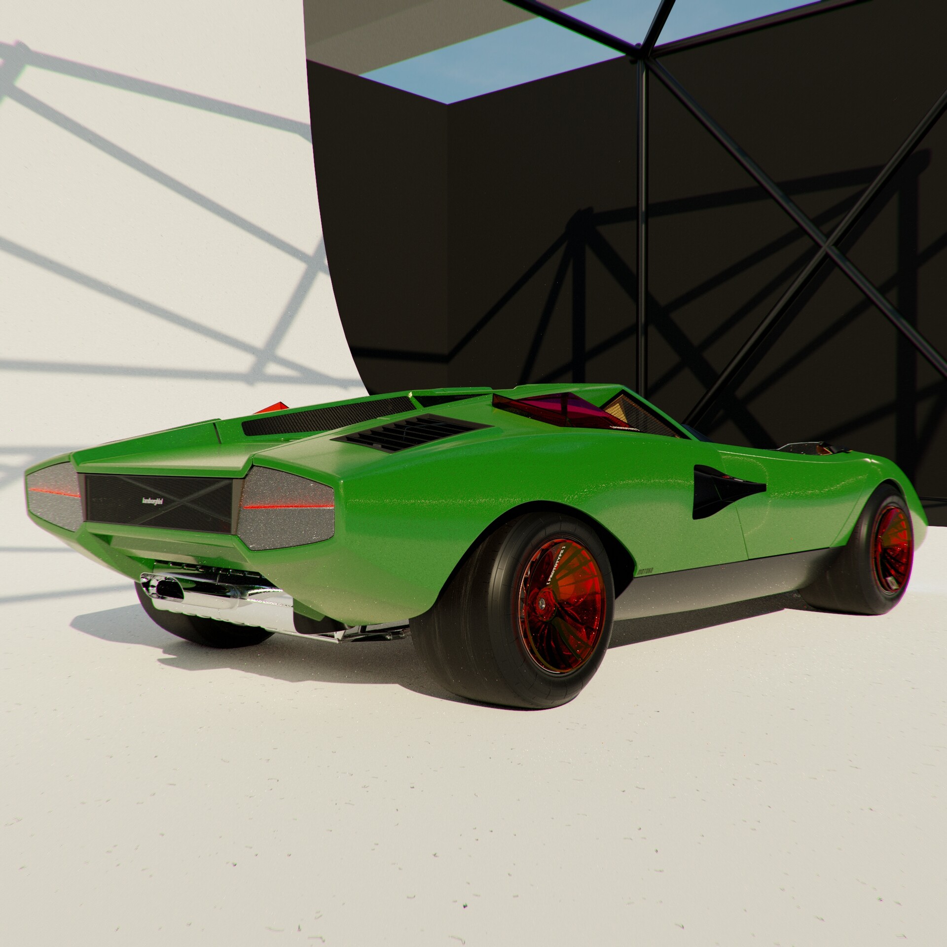 Broken Doodle - Lamborghini Countach LP 420 Barchetta