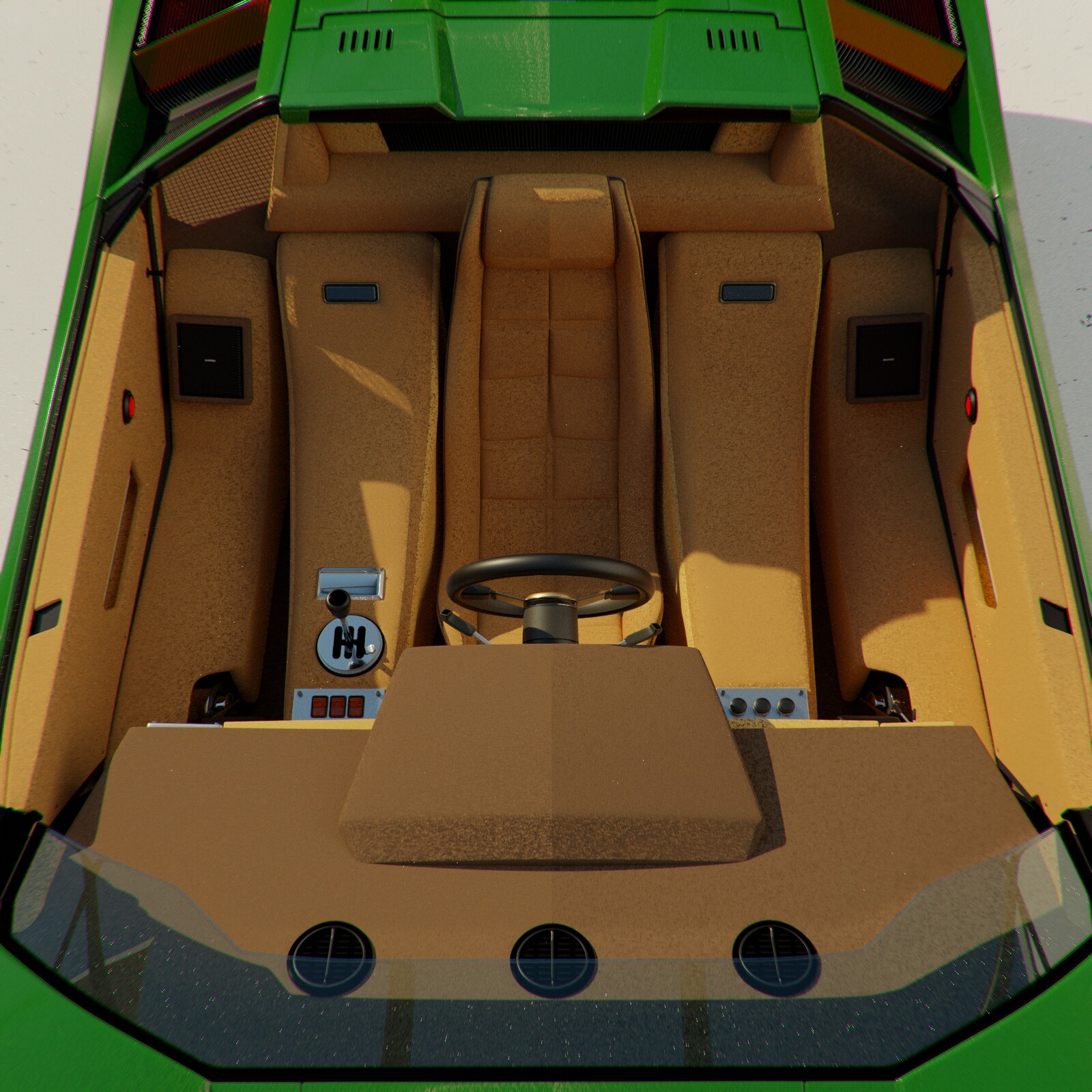 Broken Doodle - Lamborghini Countach LP 420 Barchetta