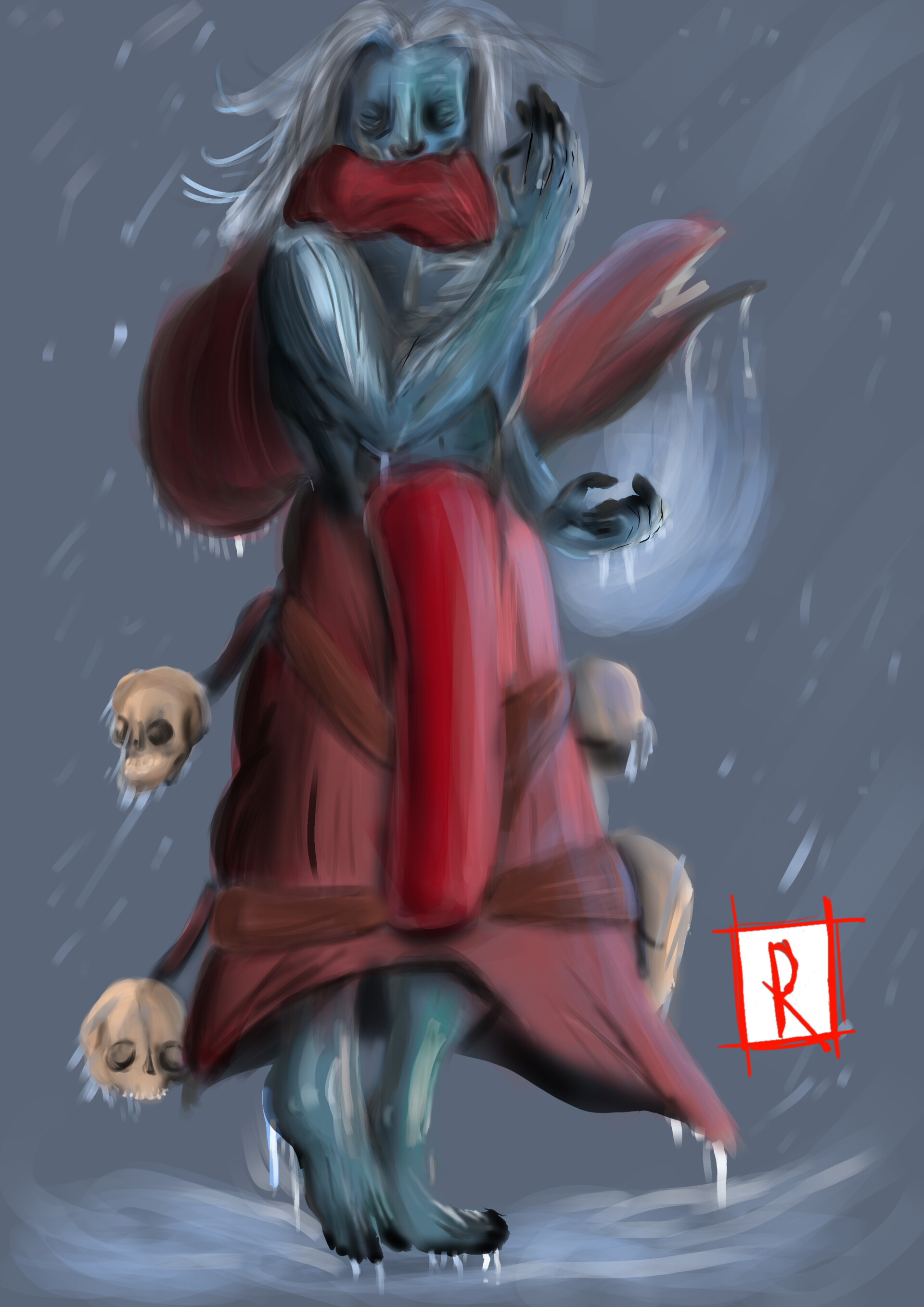 ArtStation - Ice Elemental Guardian