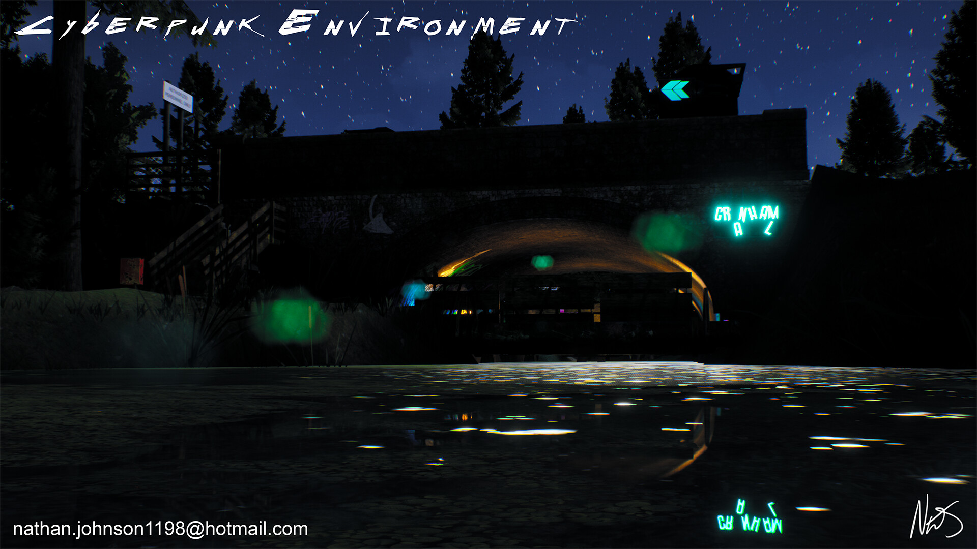 Nathan Johnson - Cyberpunk Overhaul of Grantham Canal