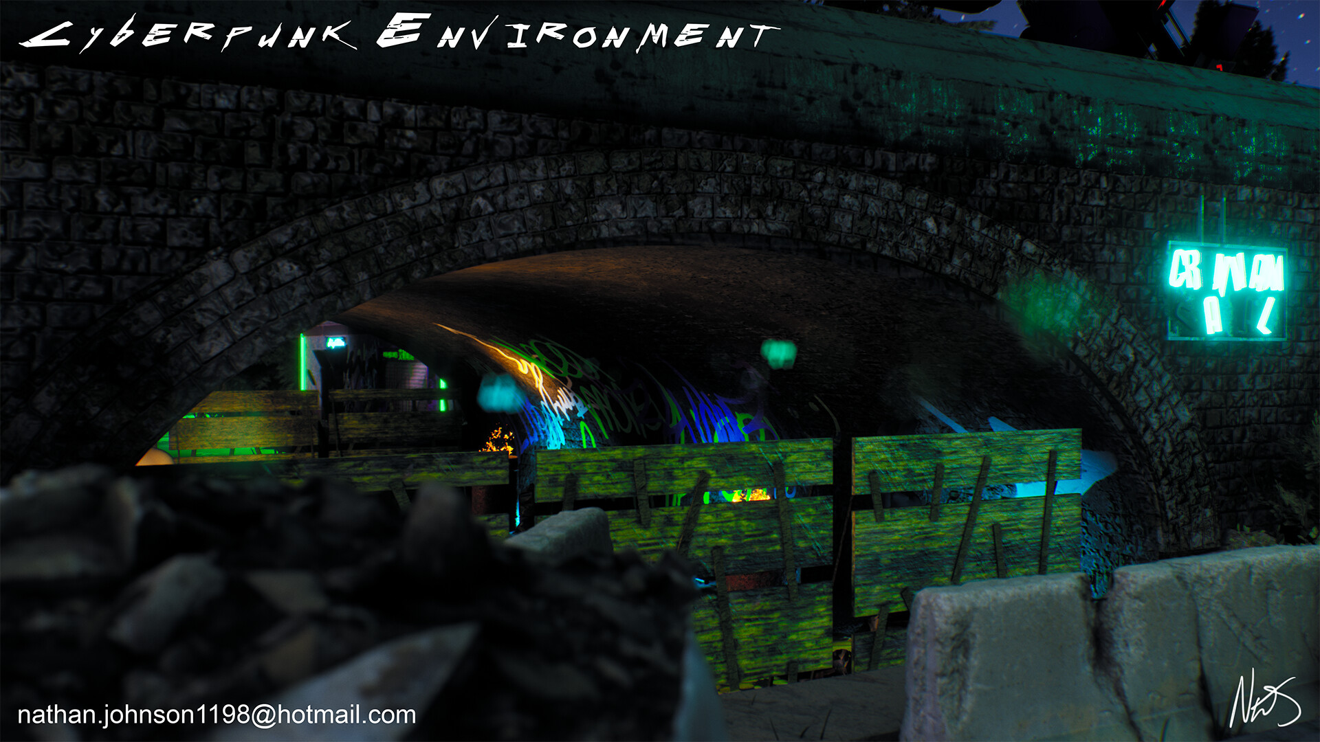 Nathan Johnson - Cyberpunk Overhaul of Grantham Canal