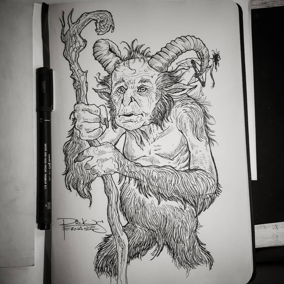 ArtStation - Old Faun - sketch!