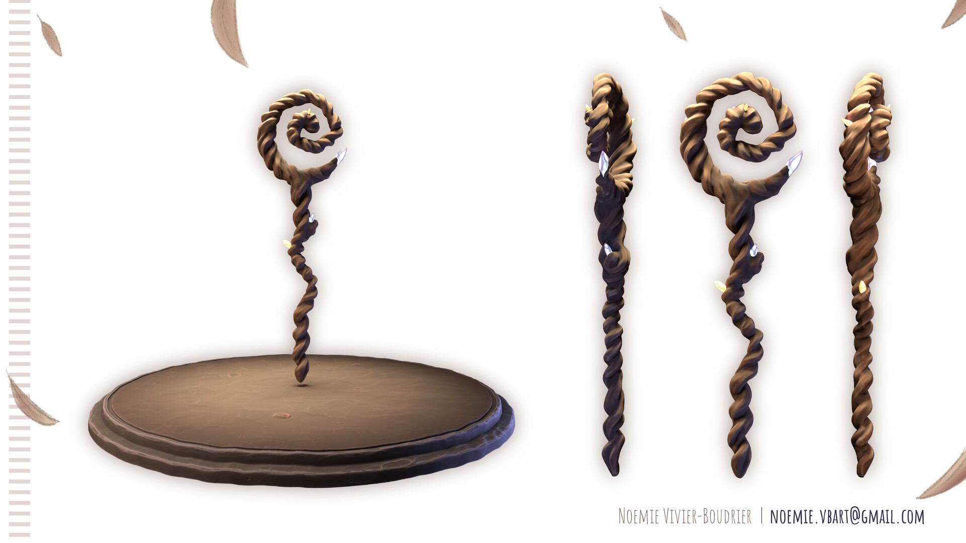 ArtStation - Sceptre de bois