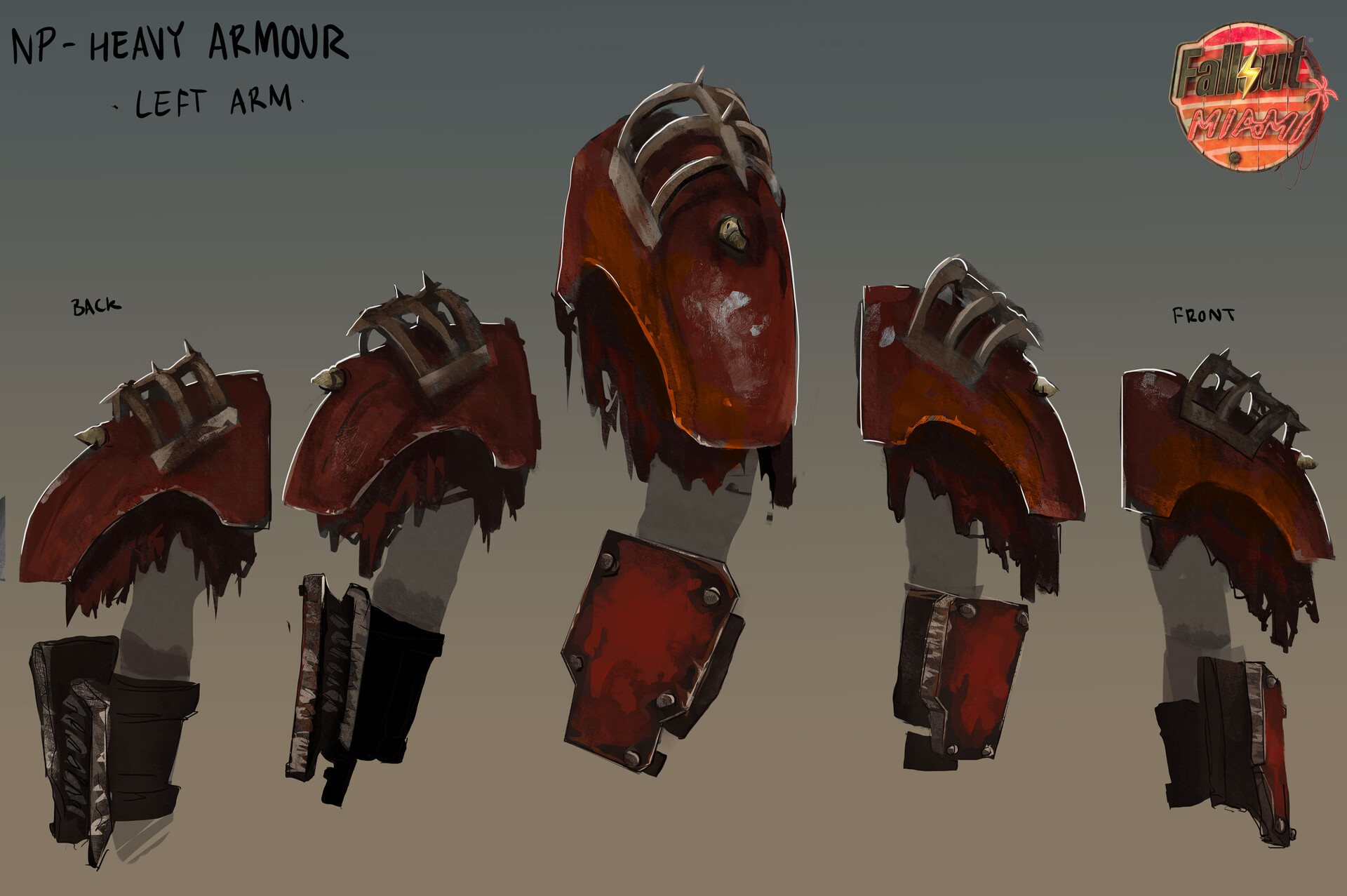 Callum Clayton - Fallout Miami - Nuclear Patriots - Heavy Armour Set ...