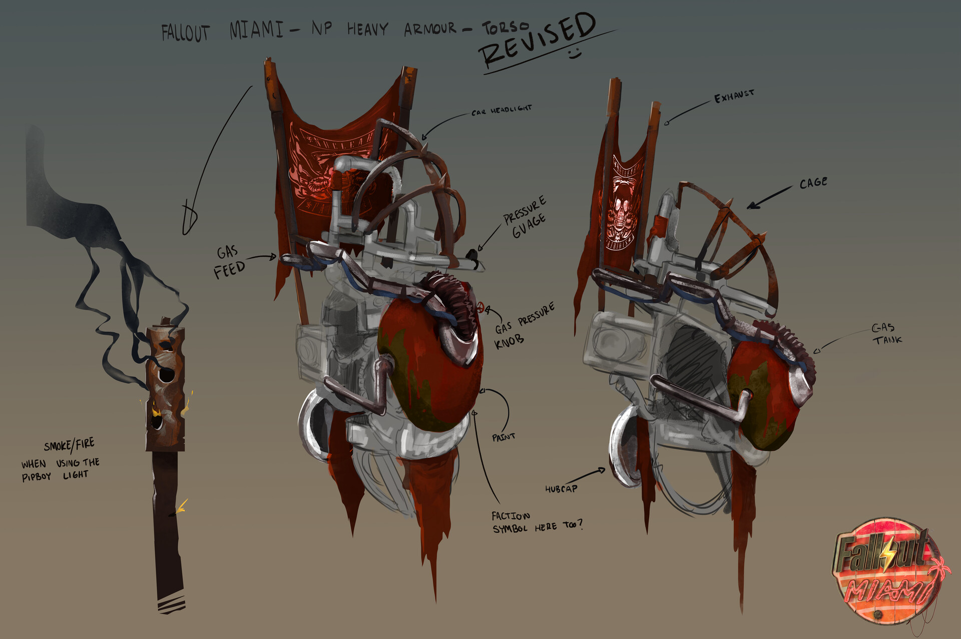 Callum Clayton - Fallout Miami - Nuclear Patriots - Heavy Armour Set ...