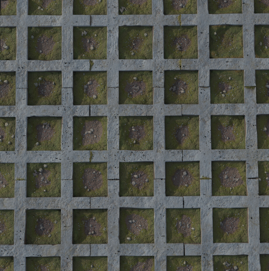 Mikhail Kuzmin - Cobblestone Plates Substance Designer