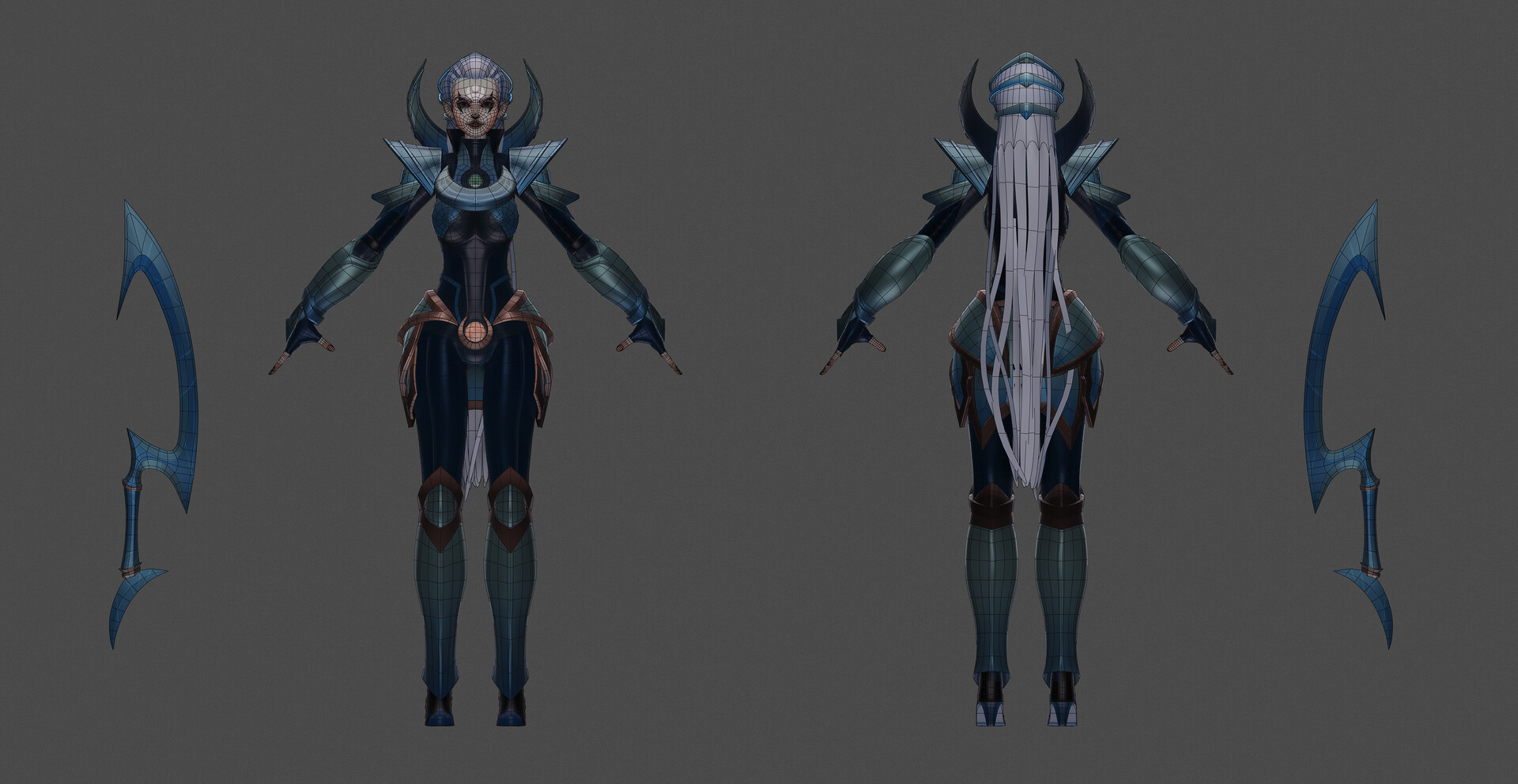 Diana League Of Legends Model
