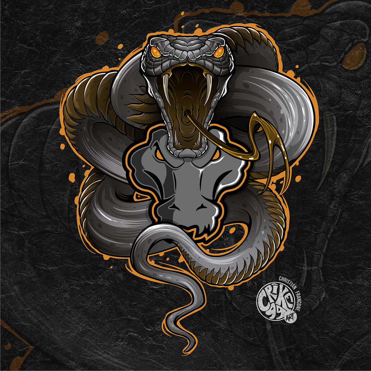 ArtStation - BLACK MAMBA - VECTOR ART