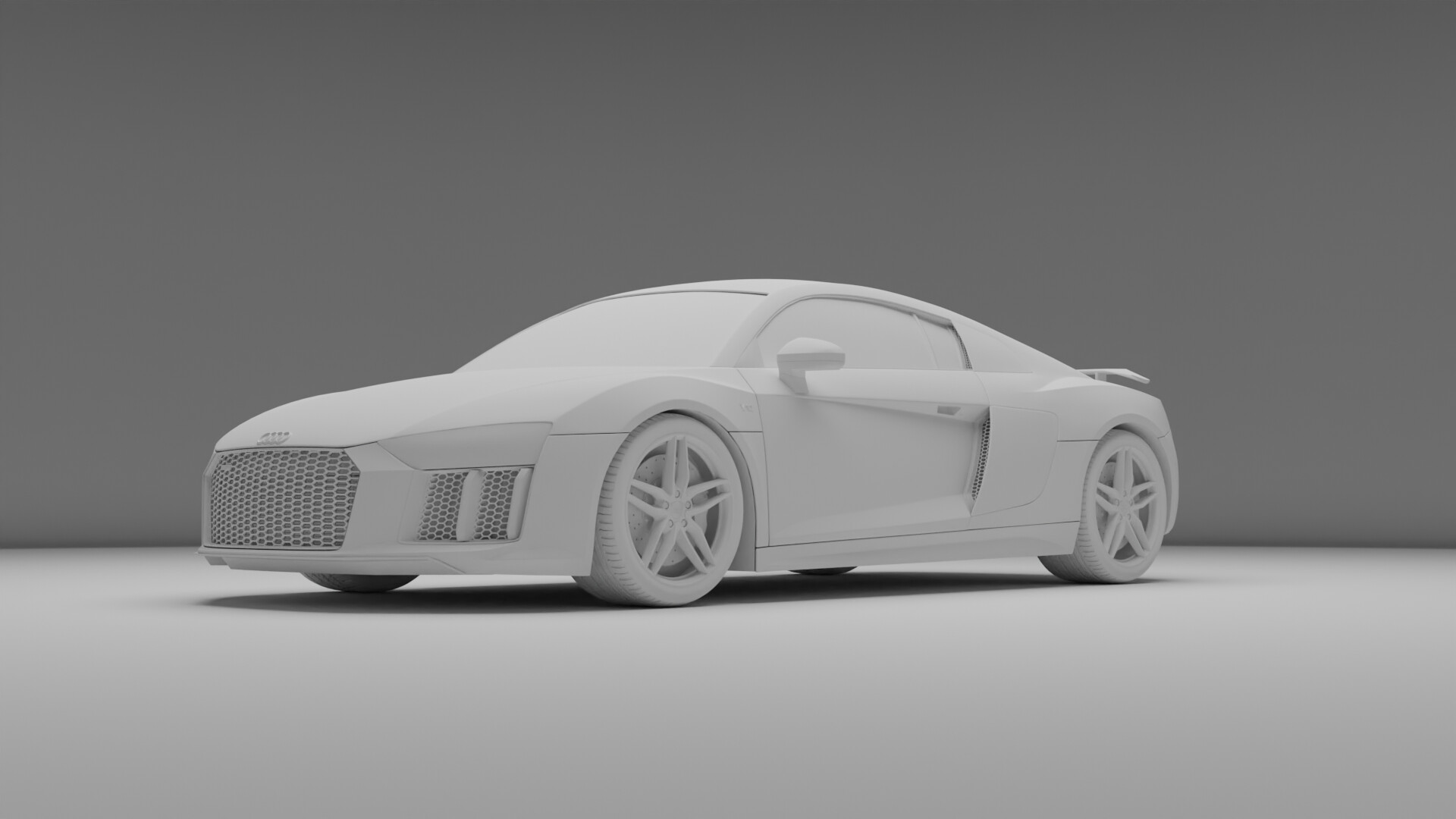 Divyaprakash B - 2016 Audi R8 V10 plus - 3D model
