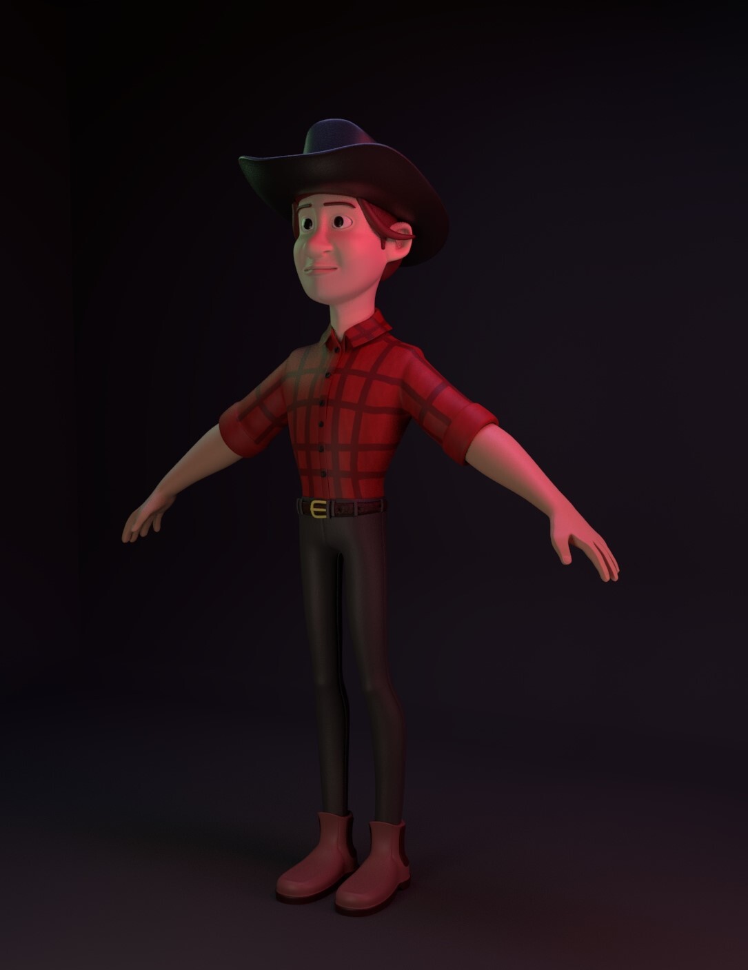 ArtStation - CARTOON CHARACTER 3D MODEL