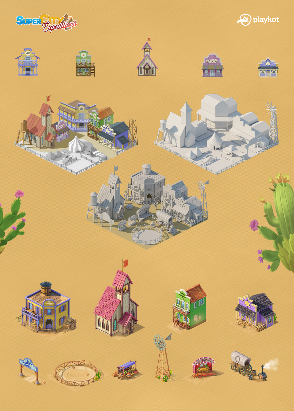 Playkot Games - SuperCity: Expeditions. Film a Western