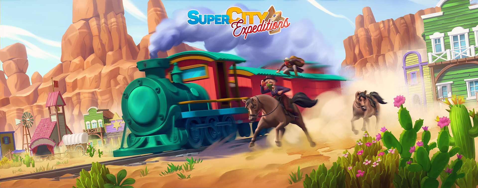 Playkot Games - SuperCity: Expeditions. Film a Western