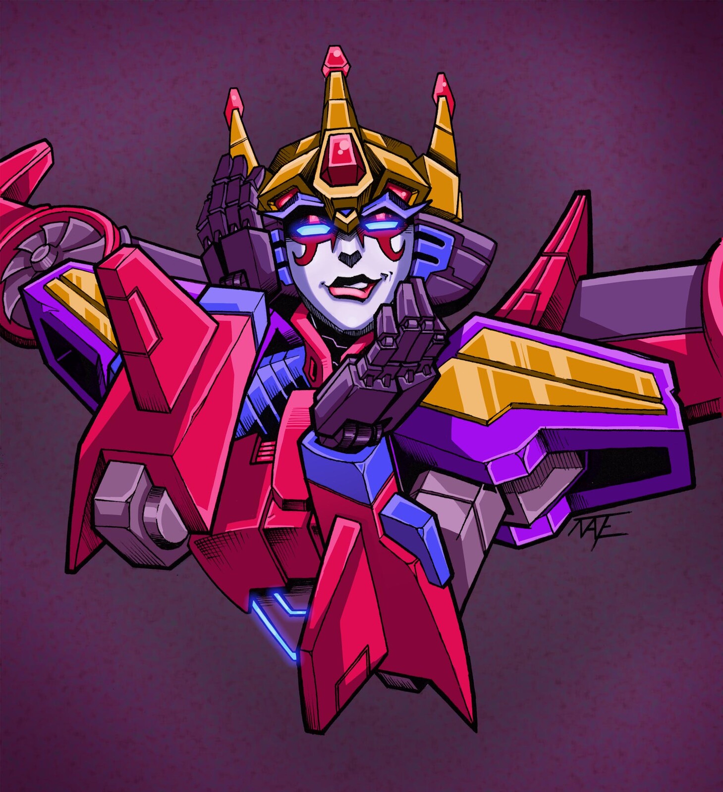 Nate Hammond - Transformers Fan Art - Windblade Coronation