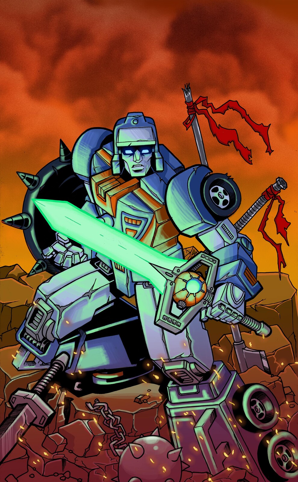 Nate Hammond - Transformers Fan Art - Sentinel Prime