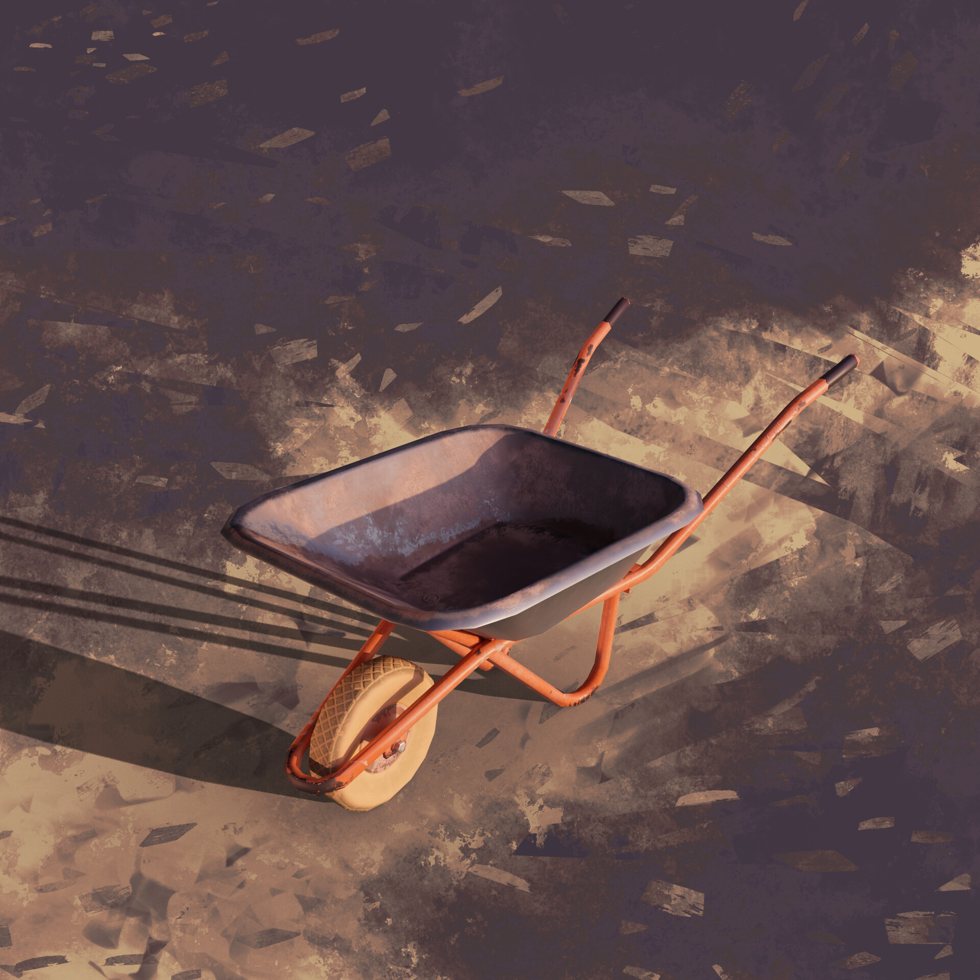 ArtStation - Used Wheelbarrow
