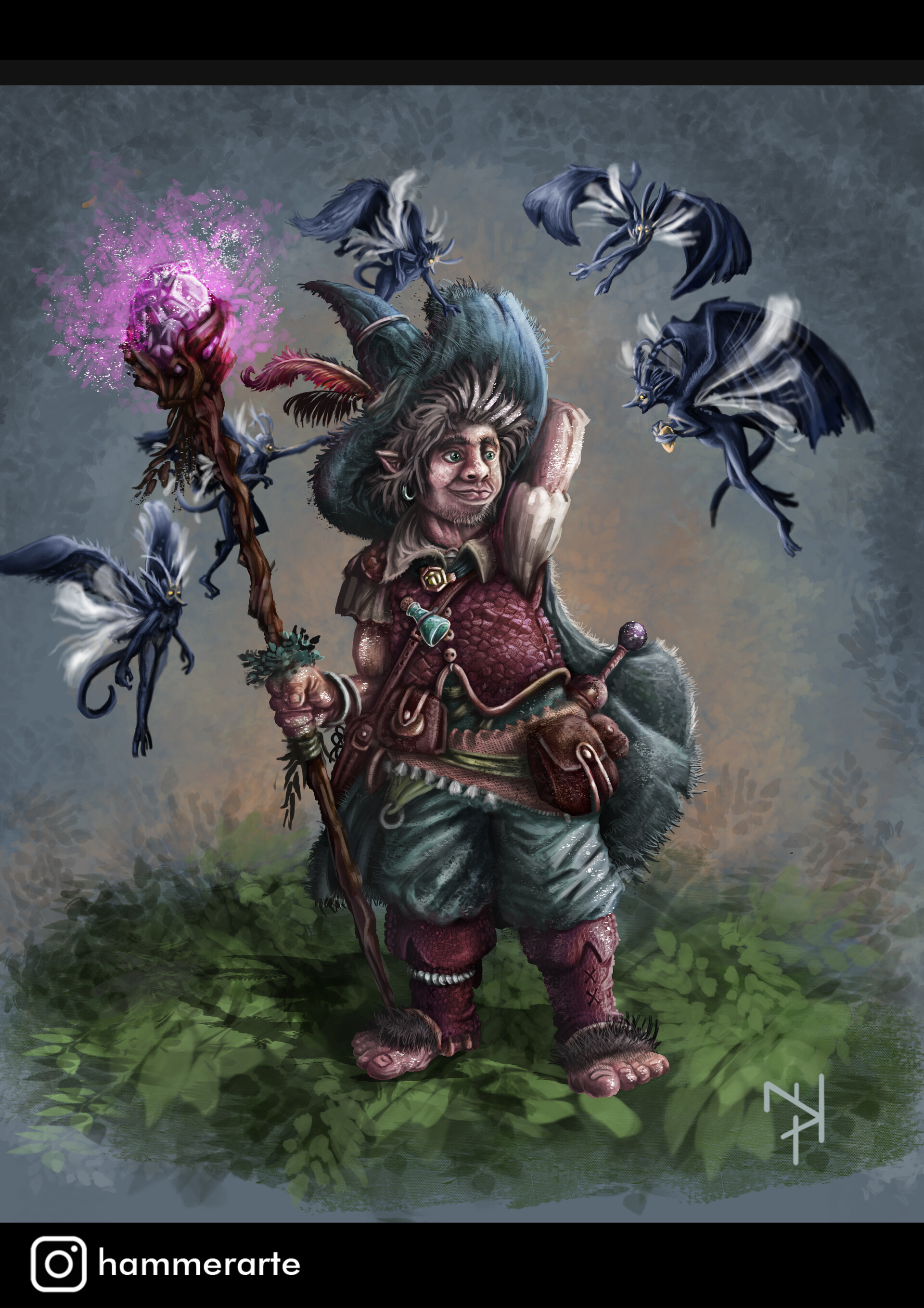 ArtStation - The halfling mage
