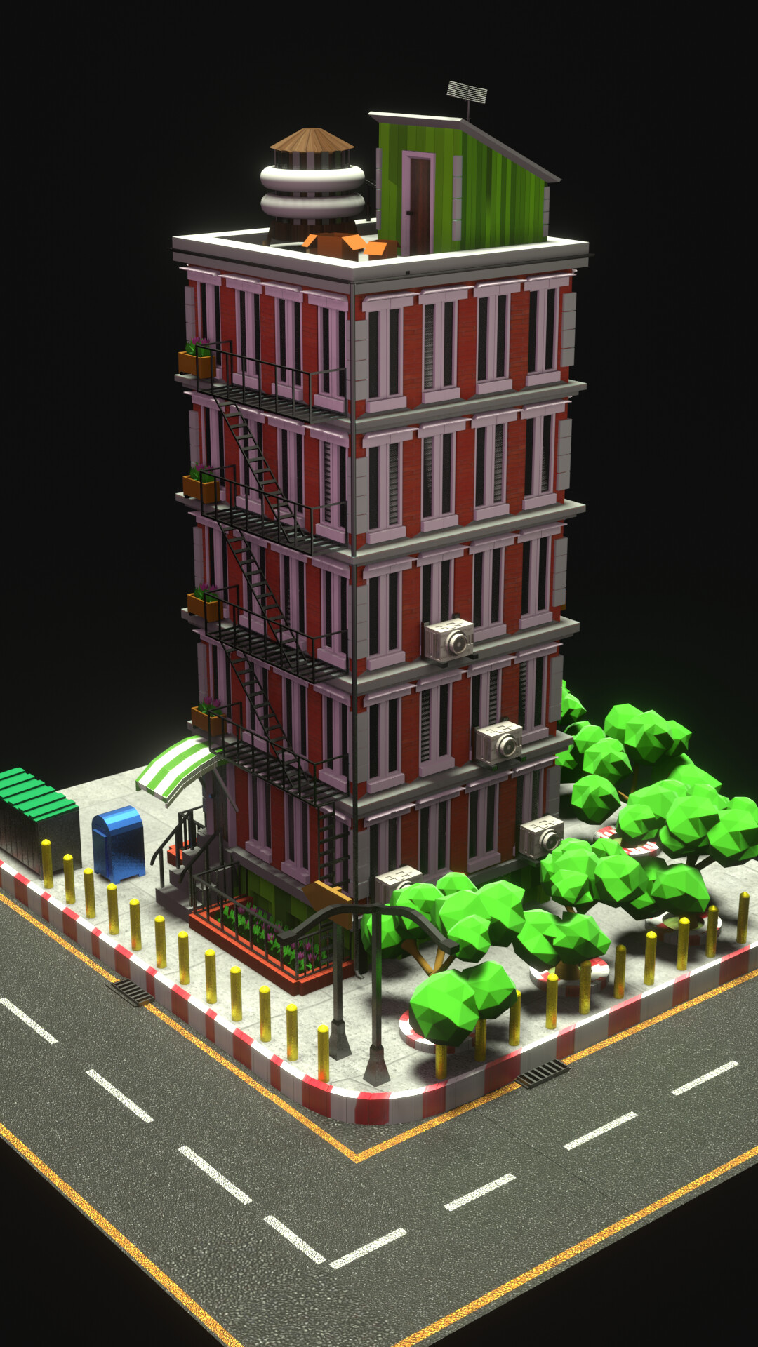 ArtStation - Low Poly Apartment