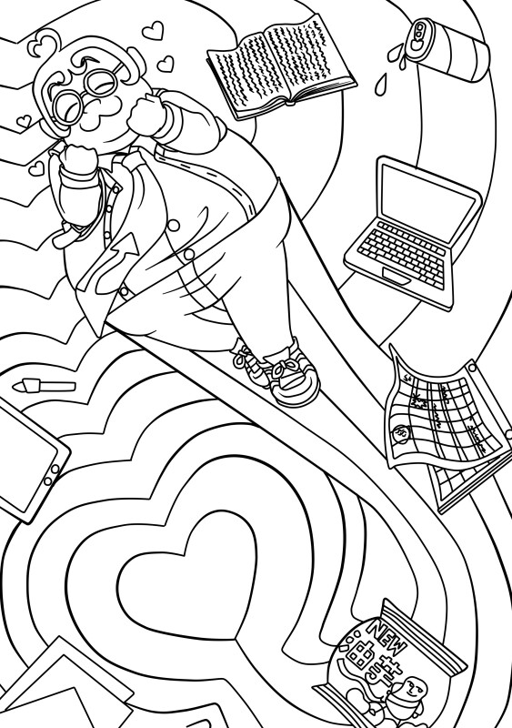 danganronpa coloring pages