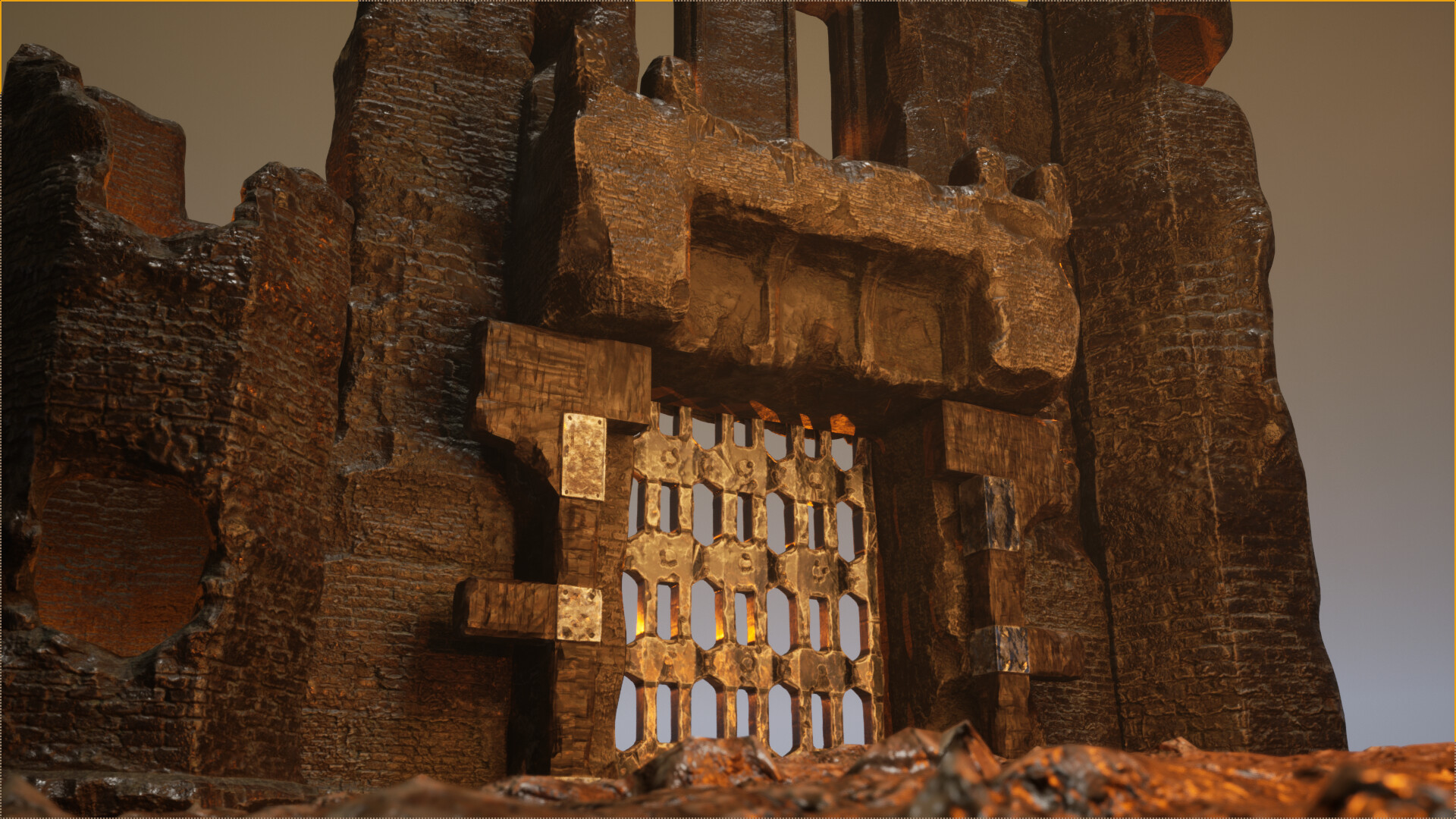 ArtStation - Castle Entrance Concepts, Ethan Olson