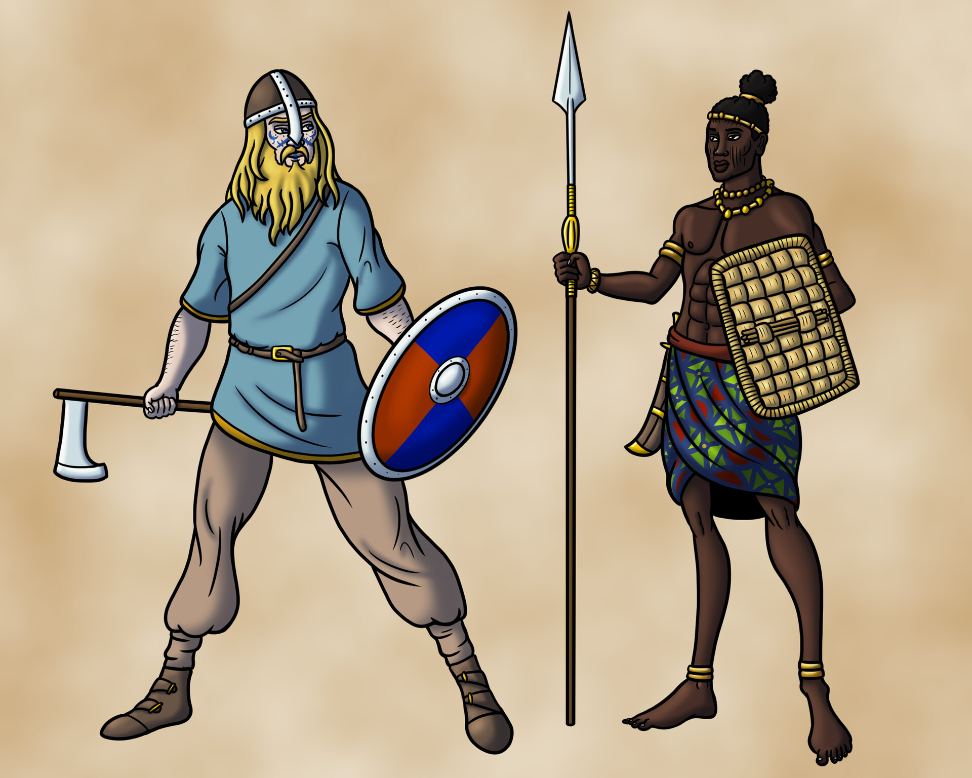 ArtStation - Warriors of the Ninth Century