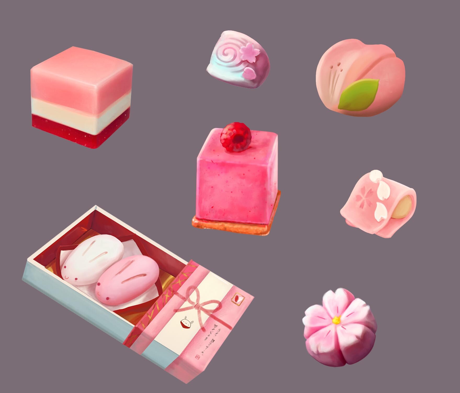 ArtStation - Pink Candy Props