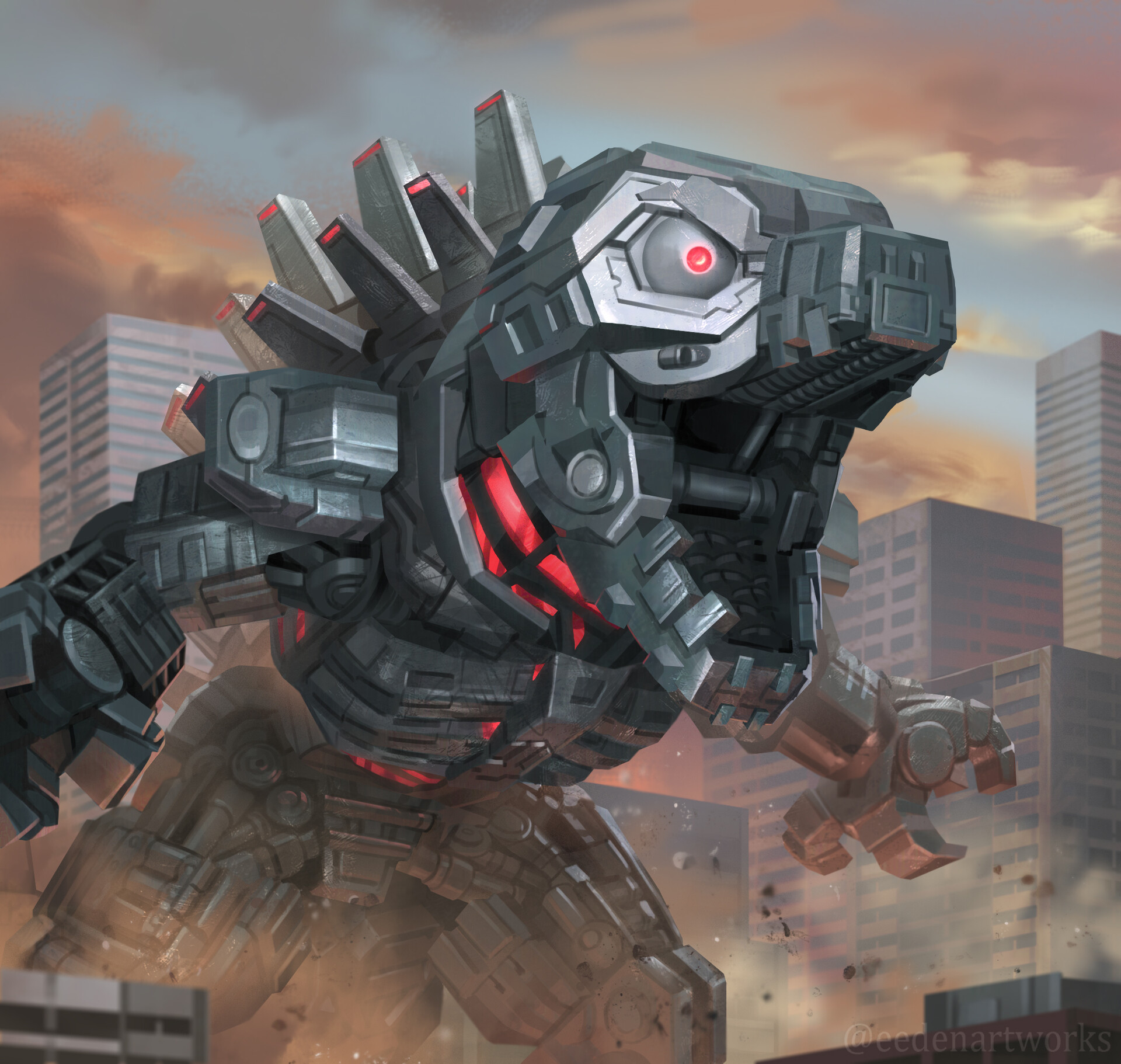 Mechagodzilla Fan Art The Metal God, Mechagodzilla Upgrade By