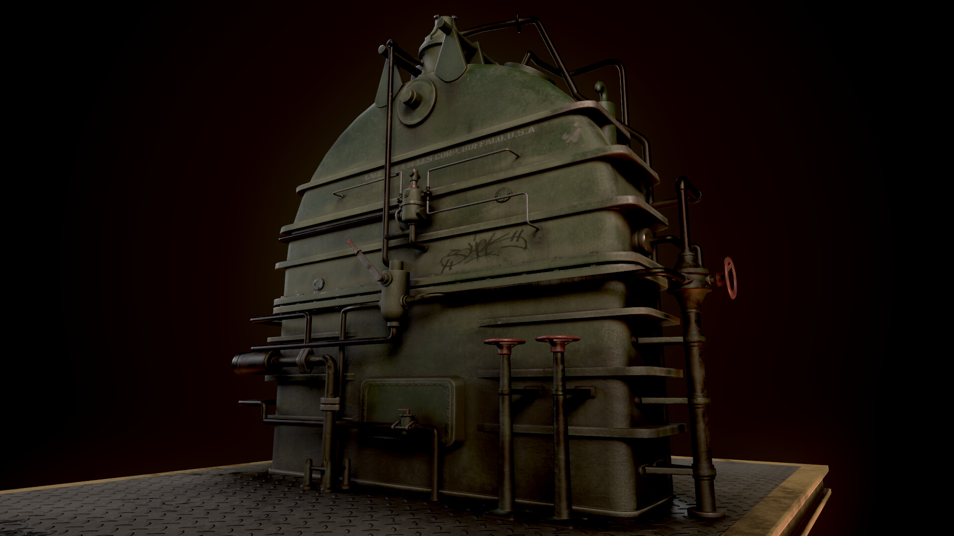 ArtStation - Industrial boiler
