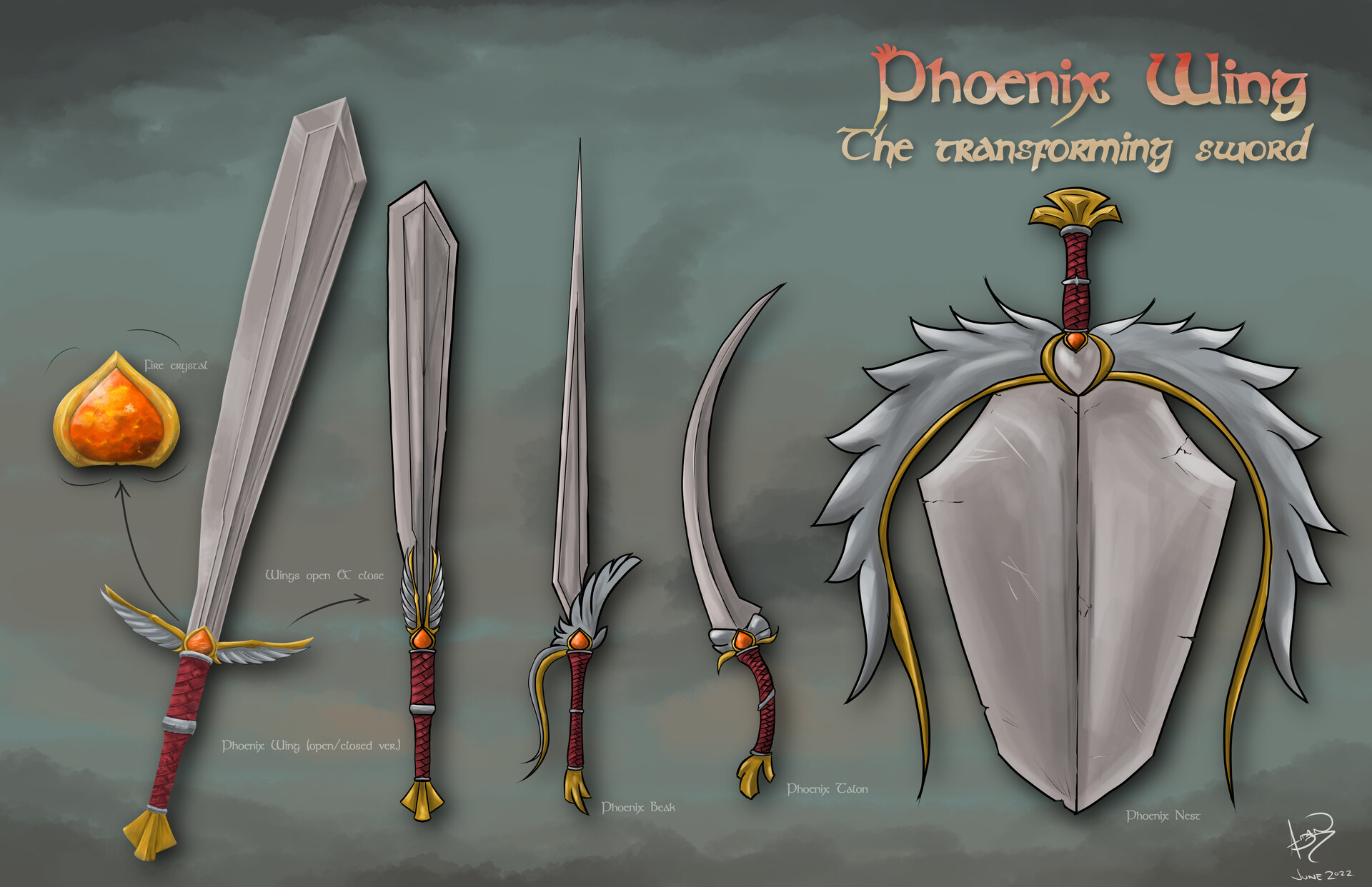ArtStation - Phoenix Wing Sword