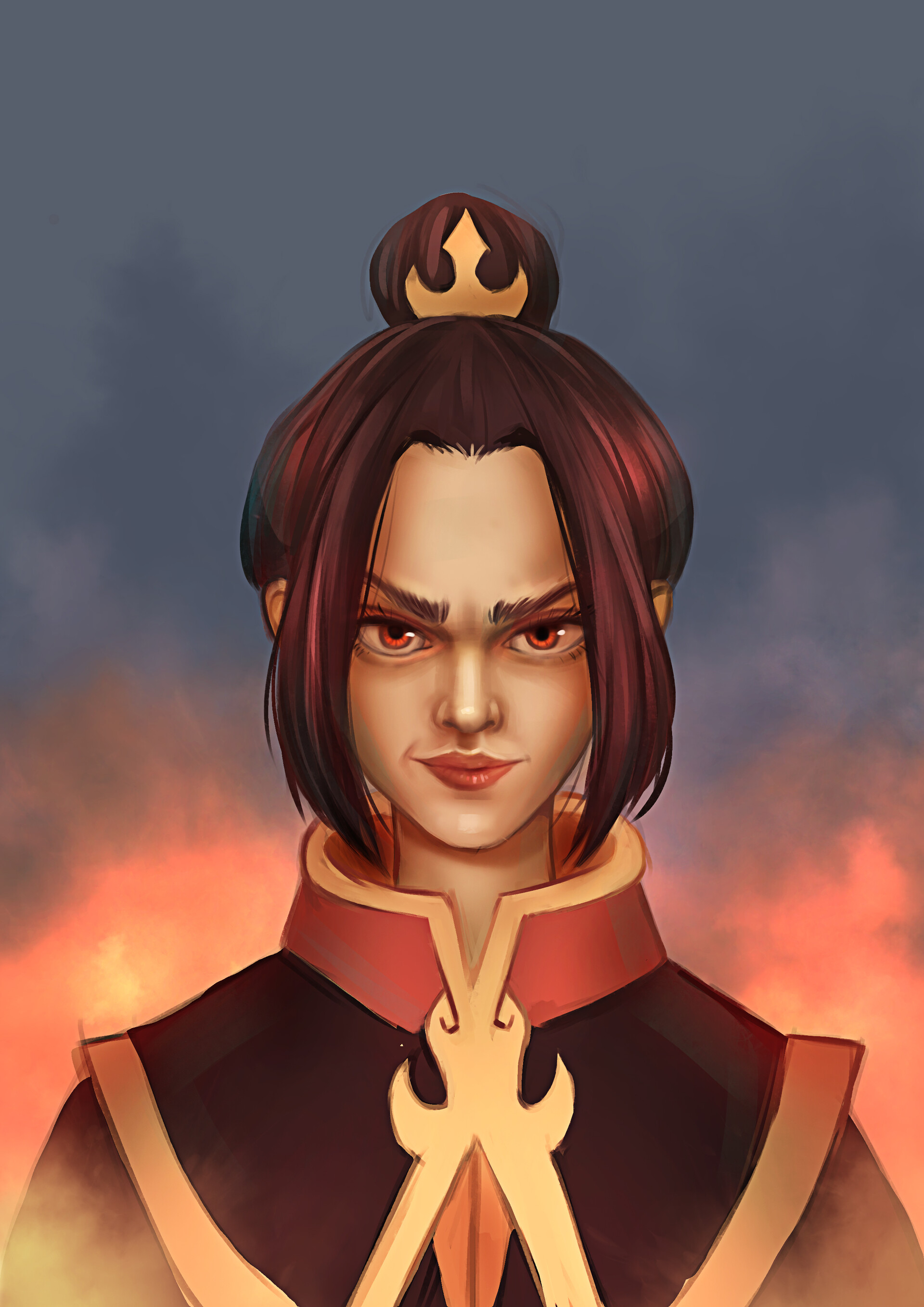 ArtStation - Azula fror "Avatar the last airbender" Fanart