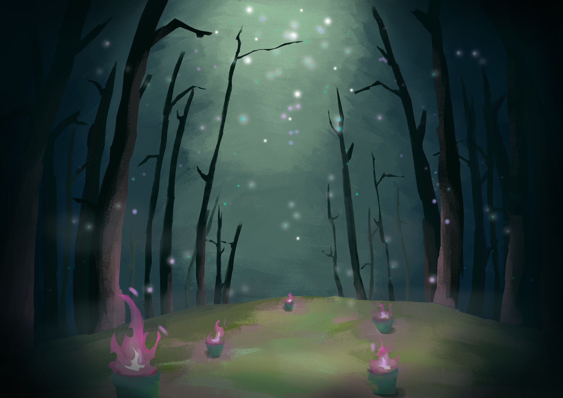 ArtStation - Forest background