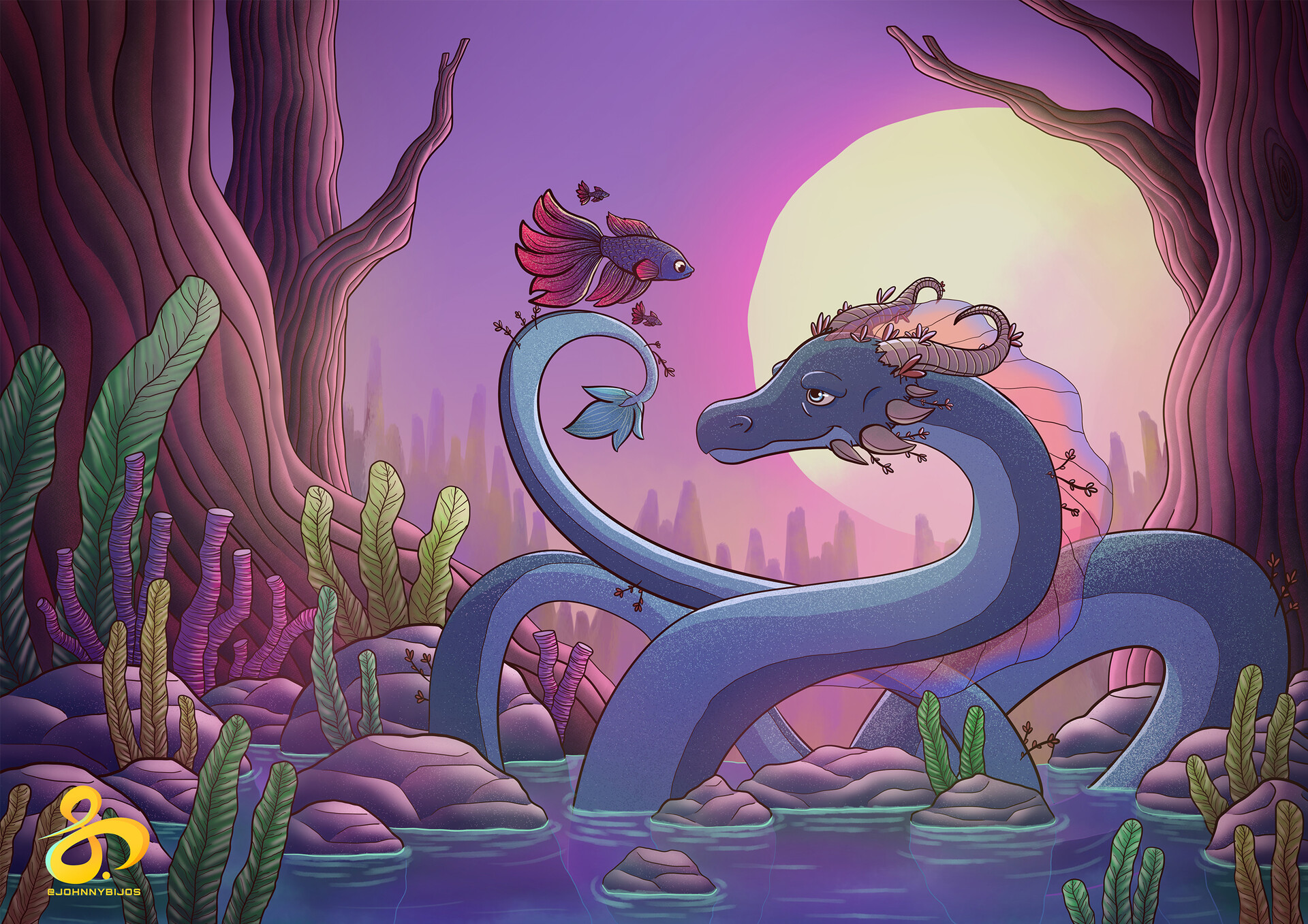 ArtStation - Fish Dragon