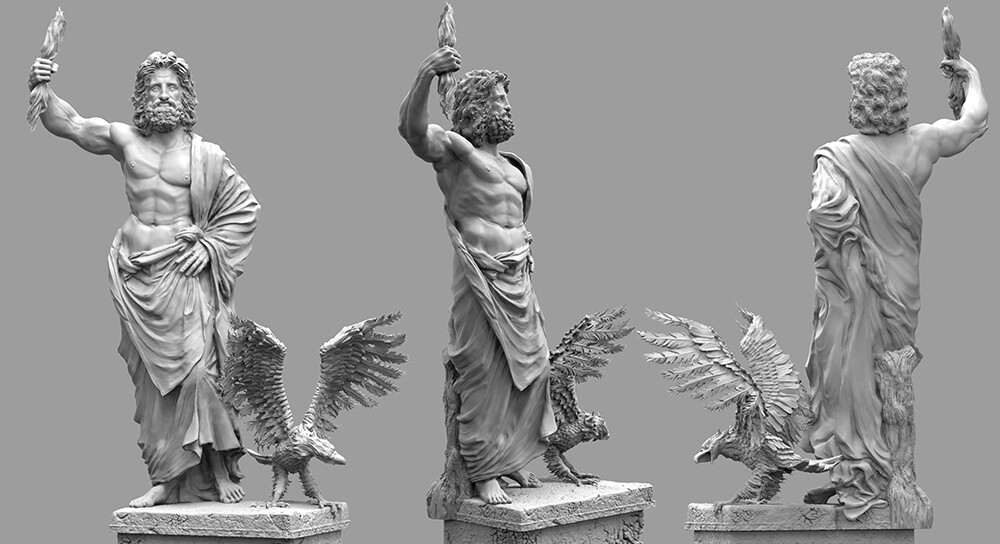 ArtStation - Statue of Jupiter