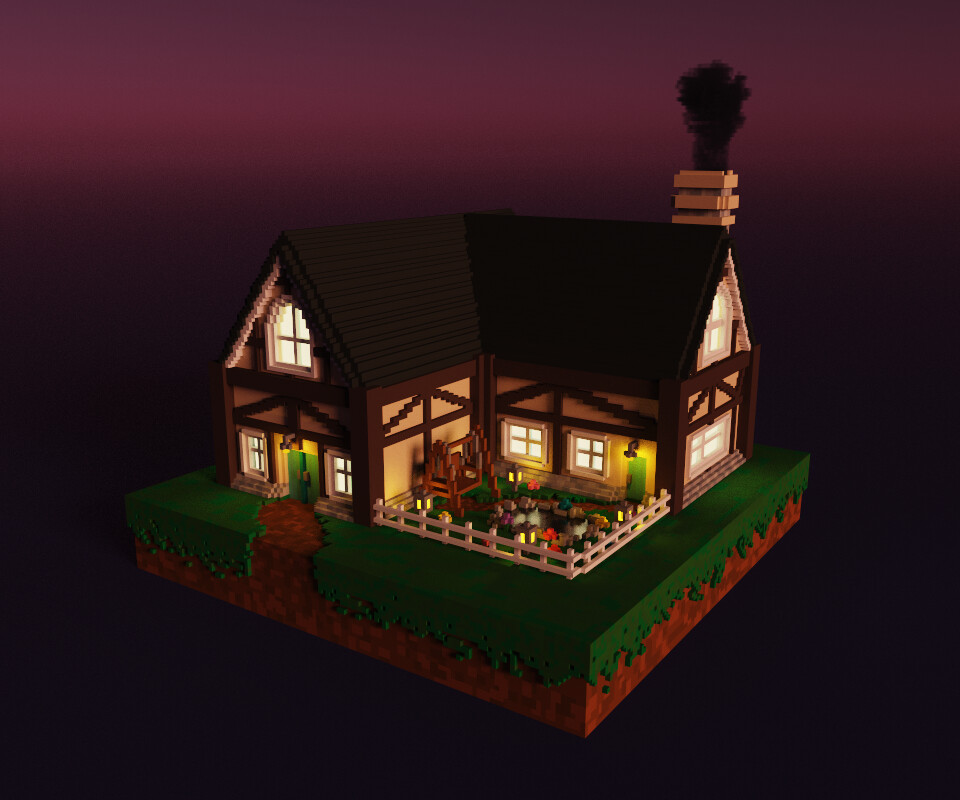 ArtStation - Voxel House