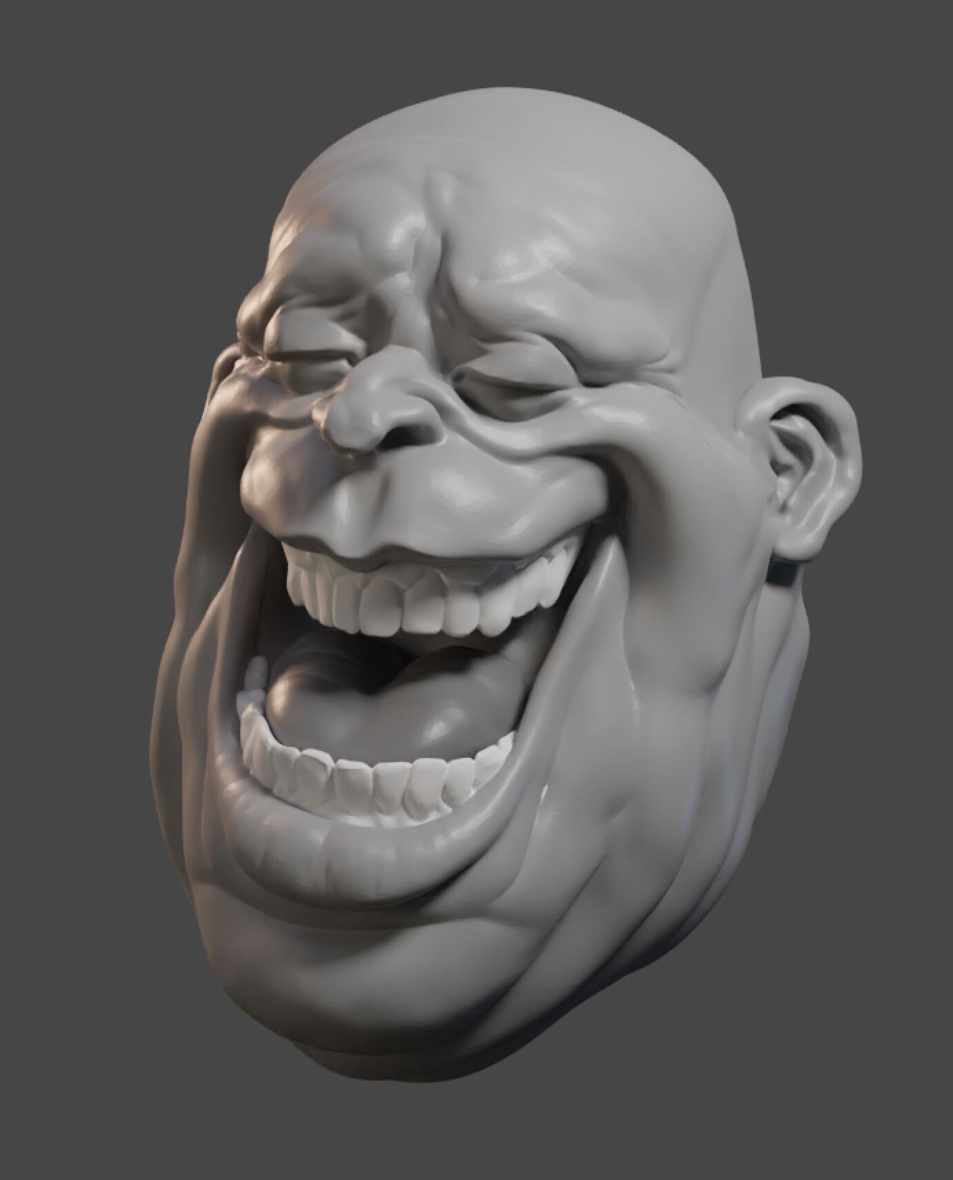 ArtStation - Big Laugh - for 3D printing