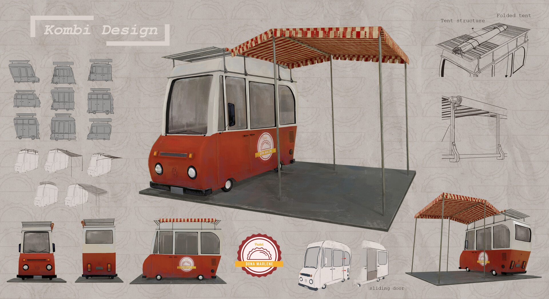 ArtStation - Kombi Design - Pastel de Feira
