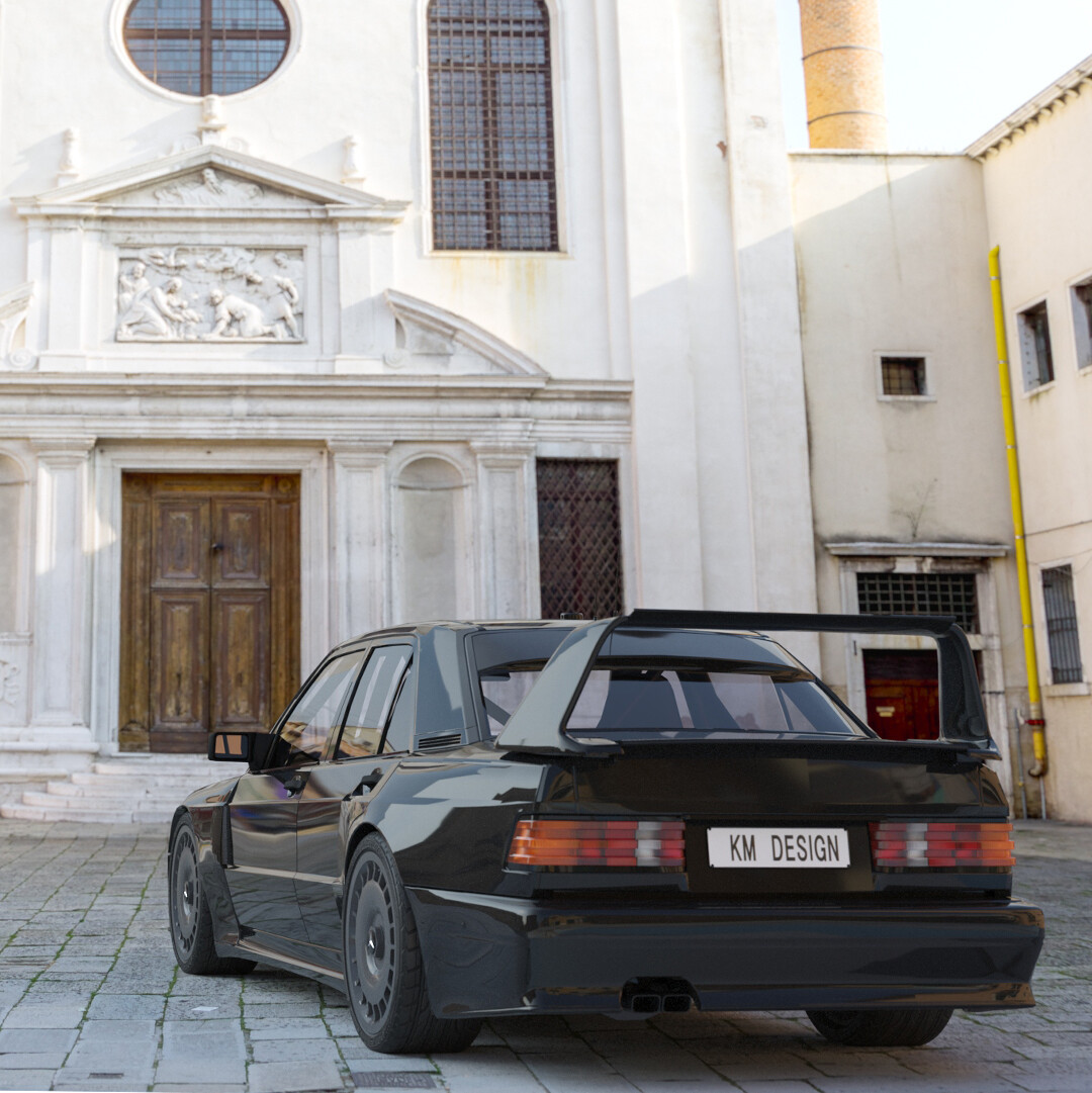 ArtStation - Mercedes 190 Evo