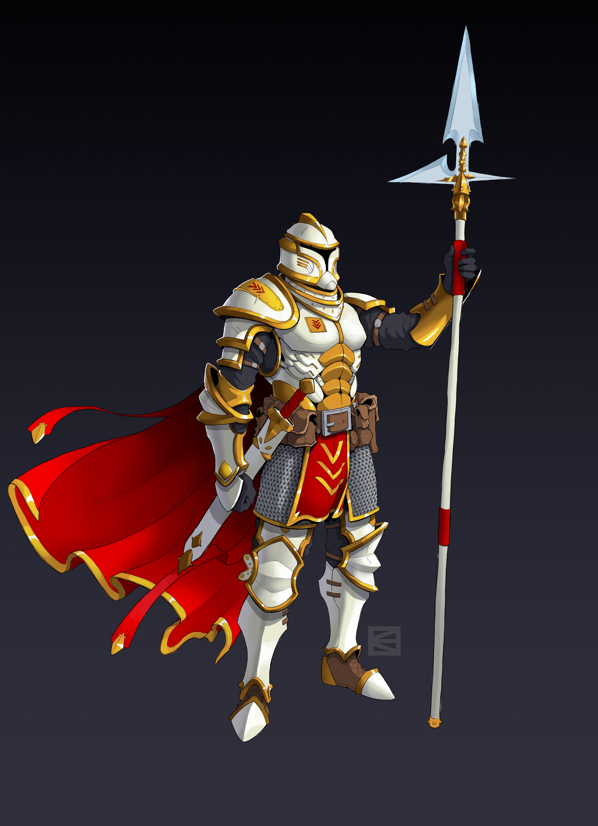 ArtStation - Comissioned clone trooper knight