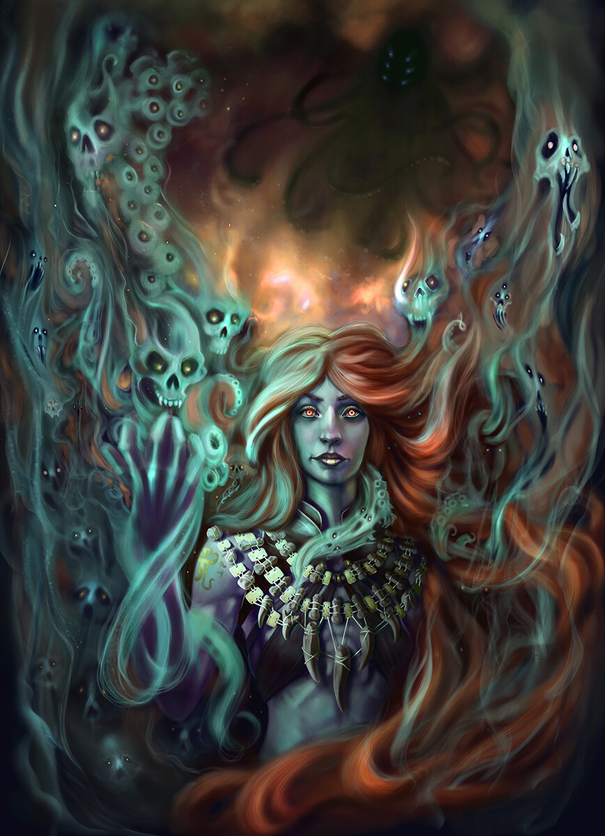 ArtStation - Necromancer Warlock