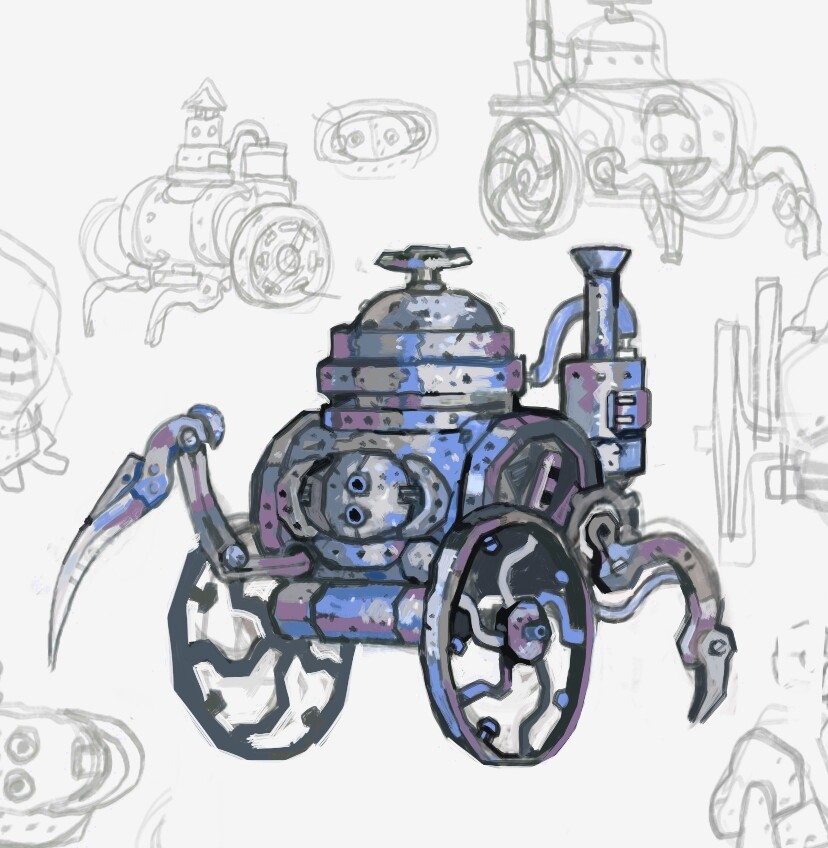 ArtStation - Robot bretteur