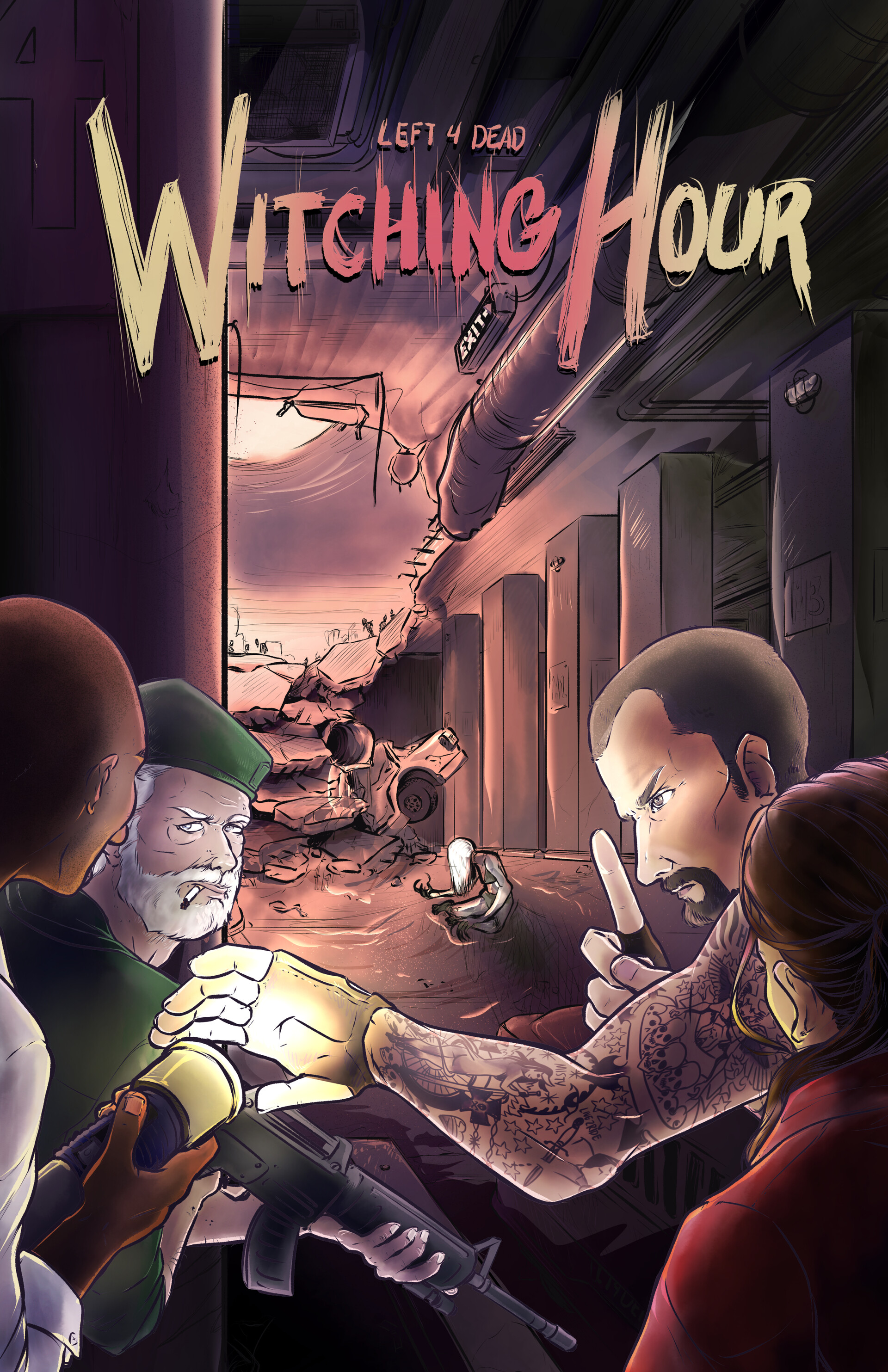 ArtStation - Left 4 Dead- Witching Hour (fan art)