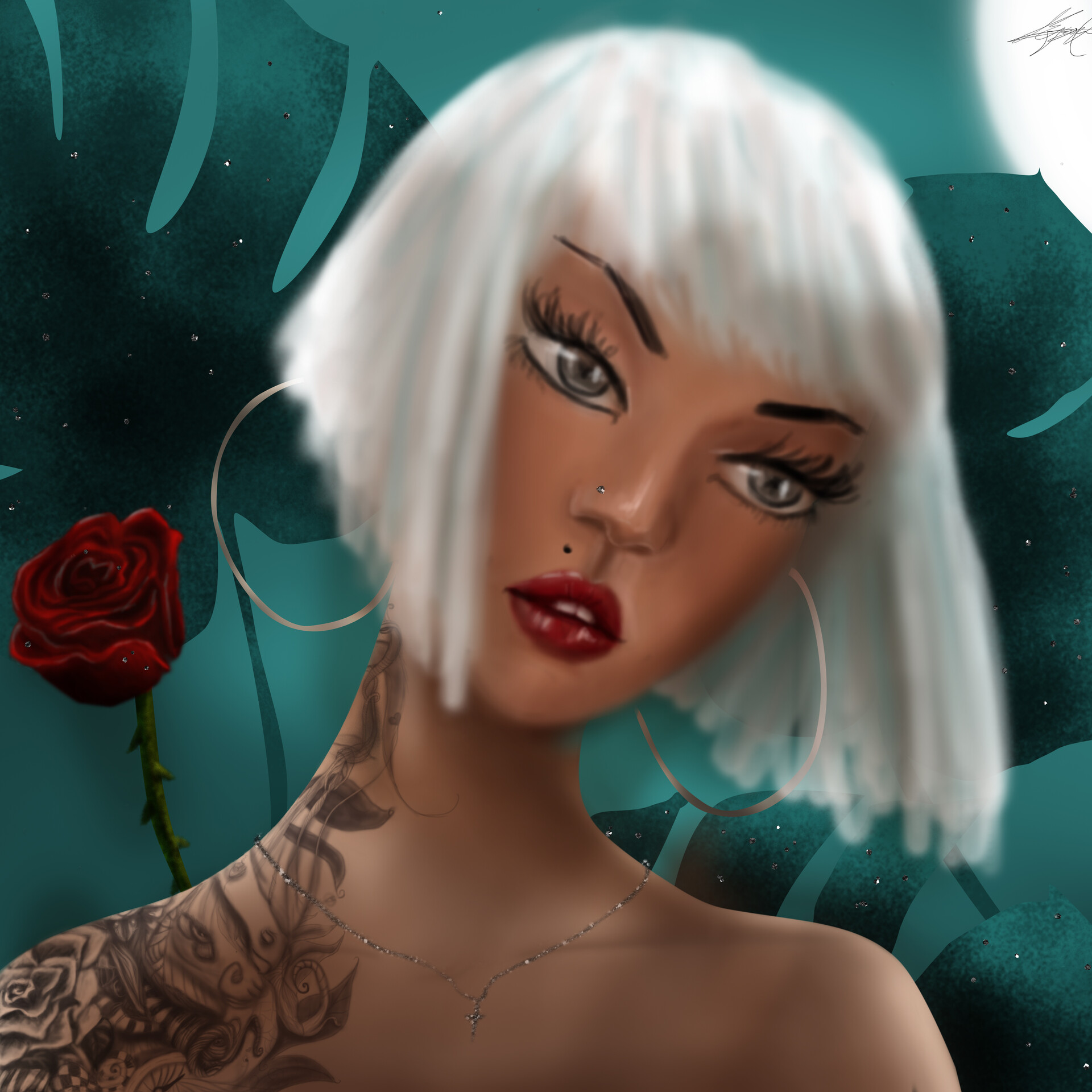 ArtStation - Thoughts under the moon