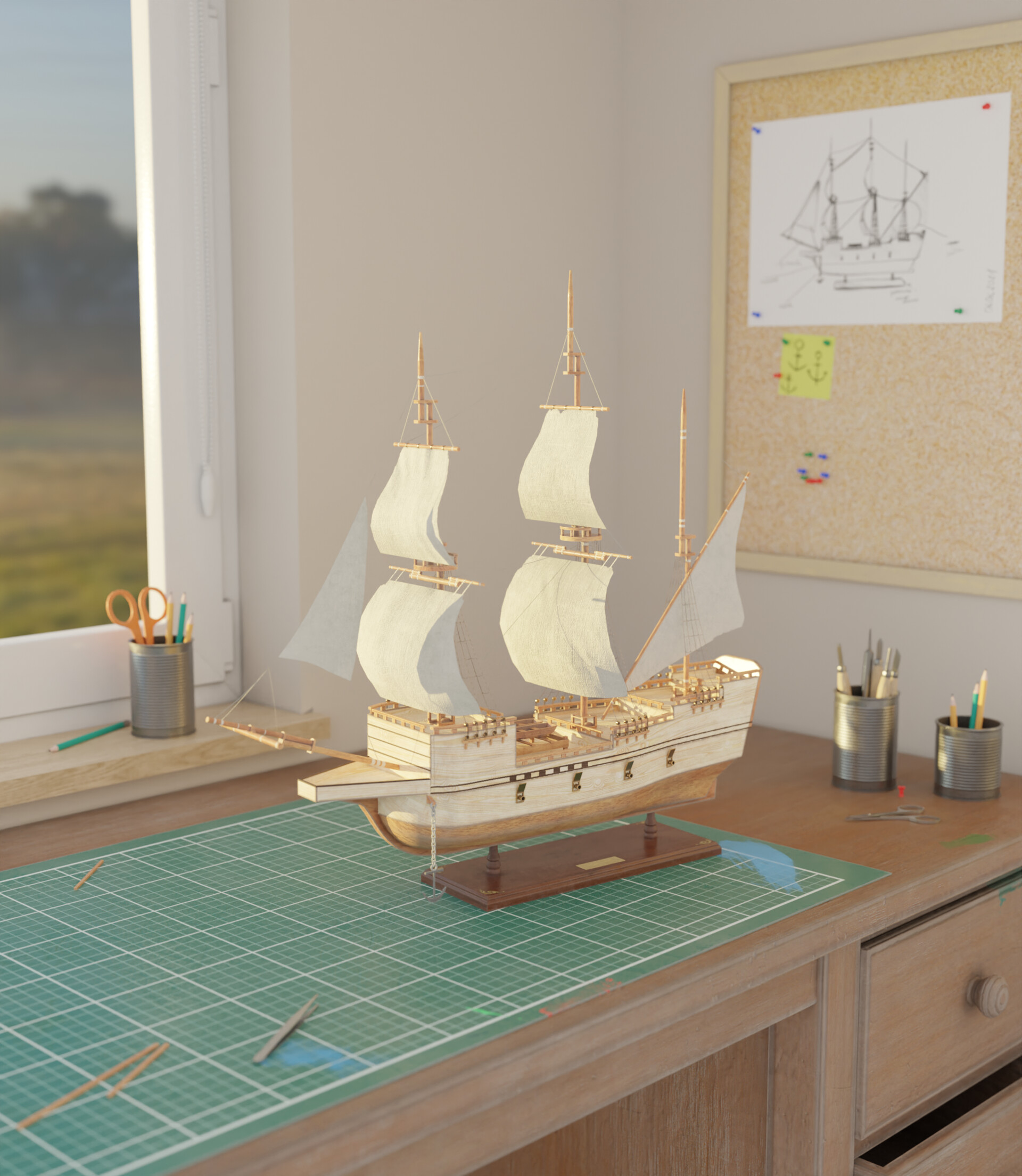 ArtStation - ship model