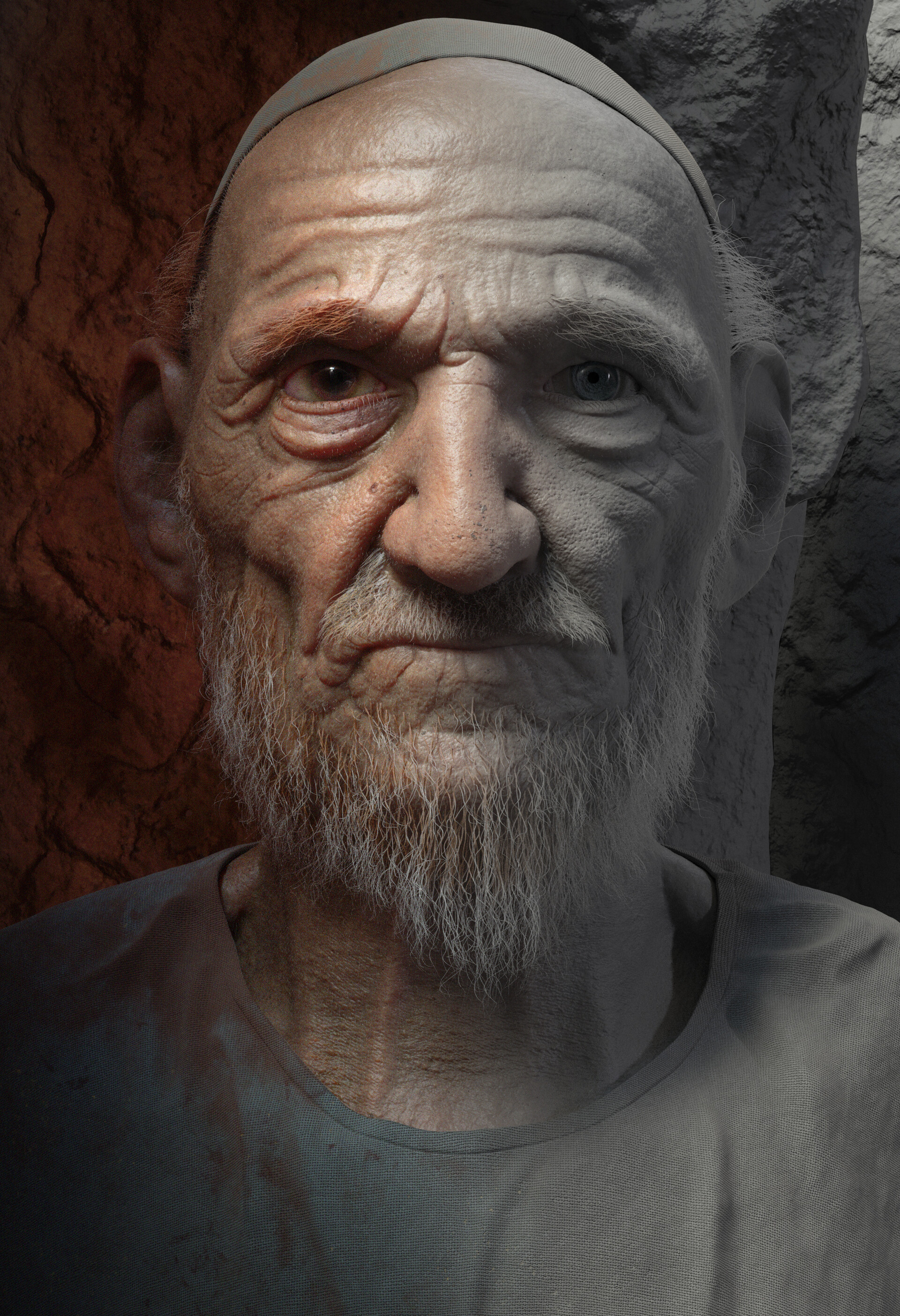 Debjit Das - Old man portrait