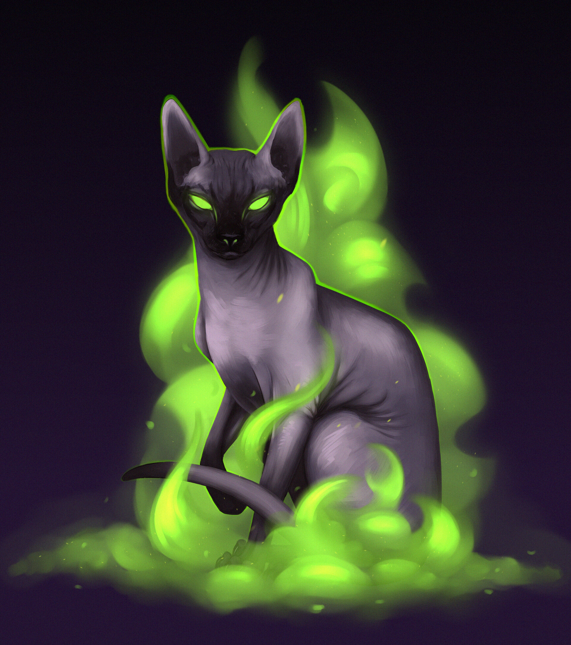 ArtStation - Dark Kitty