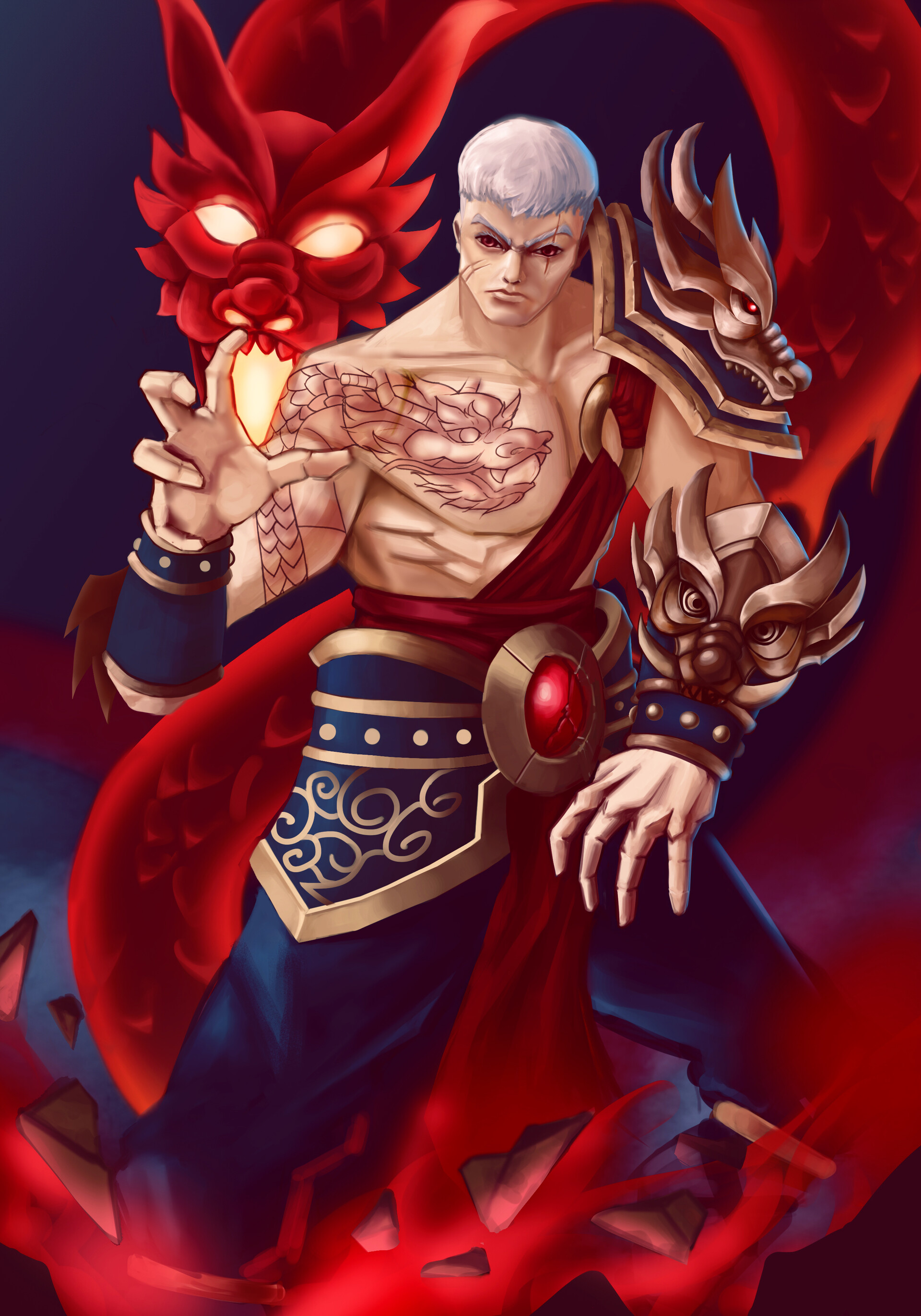 ArtStation - Monk Fighter Concept