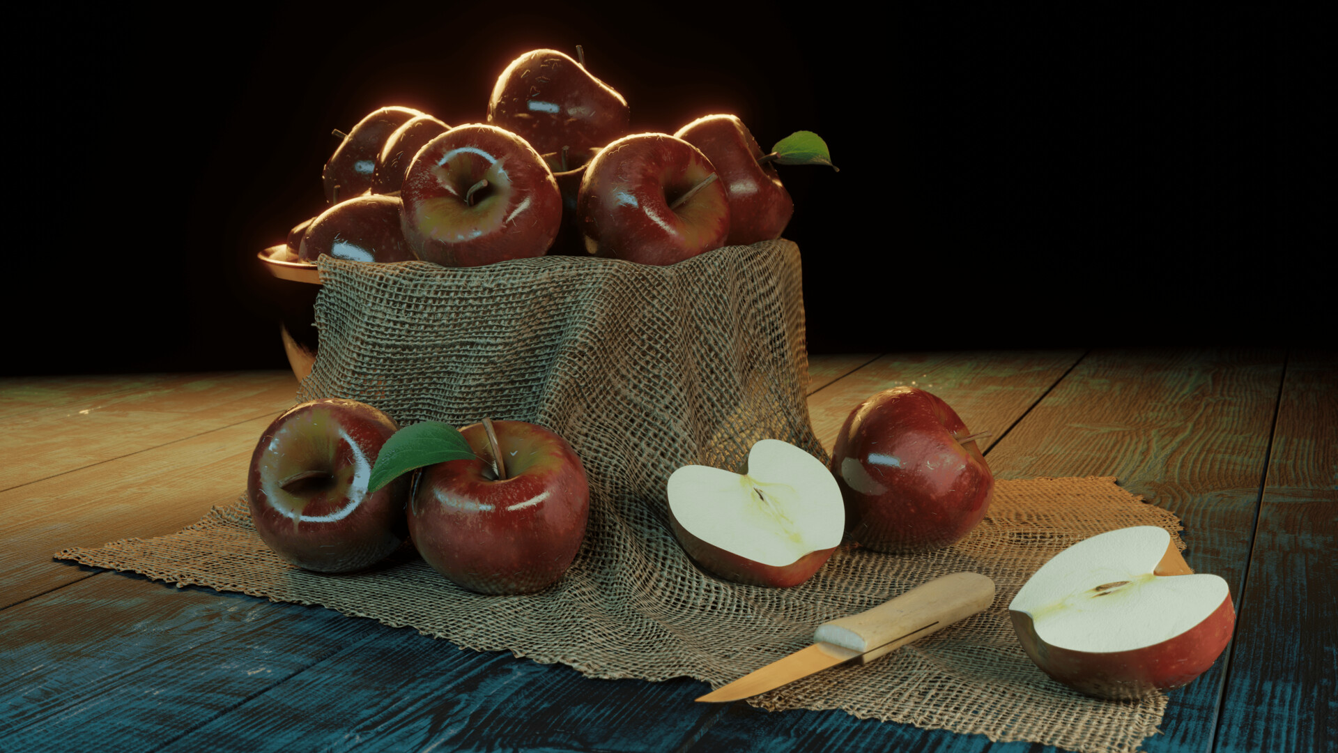 ArtStation - Apple Basket