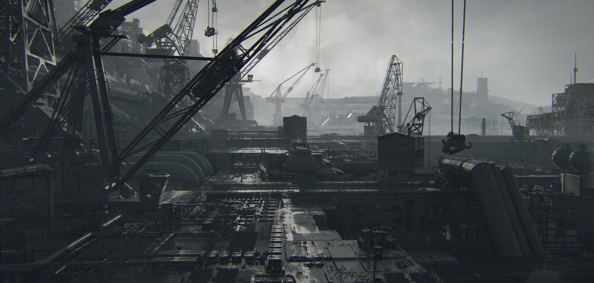 ArtStation - Dock bay