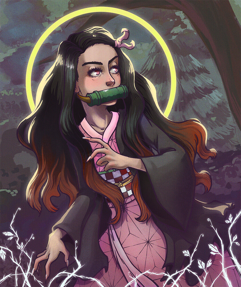 ArtStation - Nezuko Fan Art